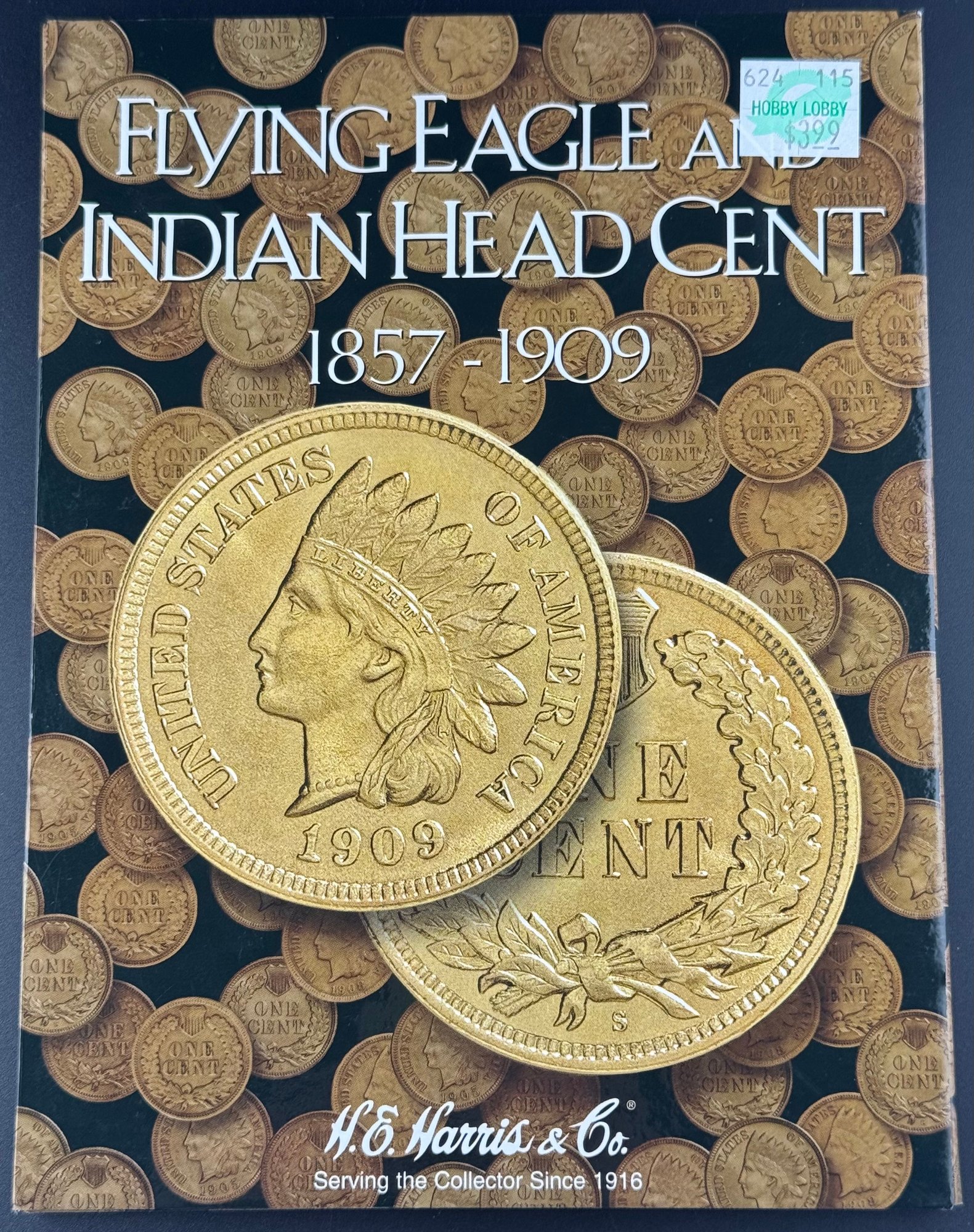 Indian Head Cent Book 1857-1909 17 Coins #2037205 | Auctionninja.com