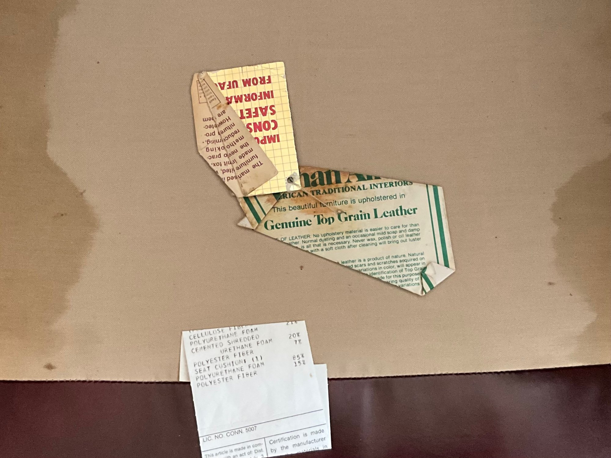 Vintage Ethan Allen Georgian Burgundy Red Leather Wingback Chair With ...