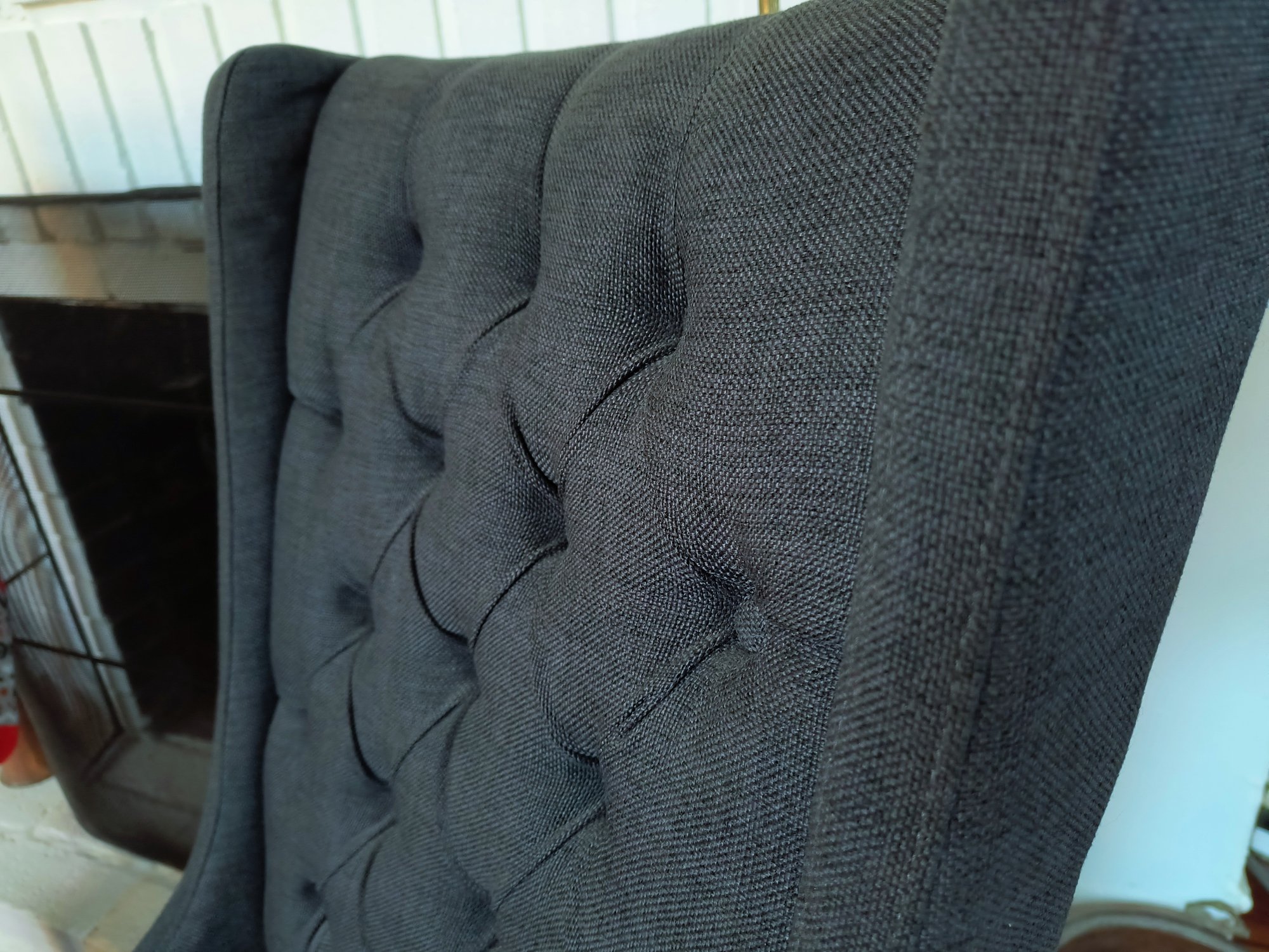 See Also Matching Bench In Next Lot. Nearly New Upholstered Dining ...