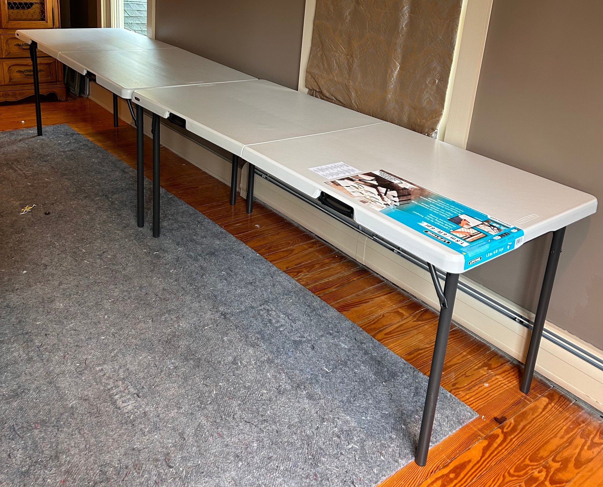 Lot Of (2) Lifetime Six Foot Tables With Foldable Design #2038580 ...