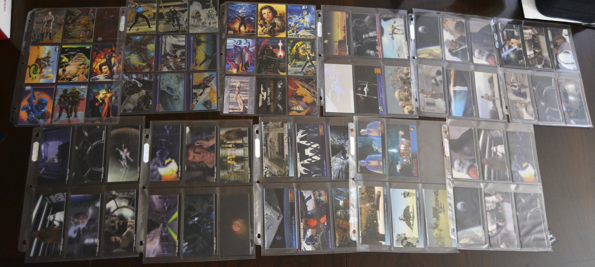 (70) Plus Star Wars And Sci-Fi Collectors Cards In Ultra Pro Storage ...