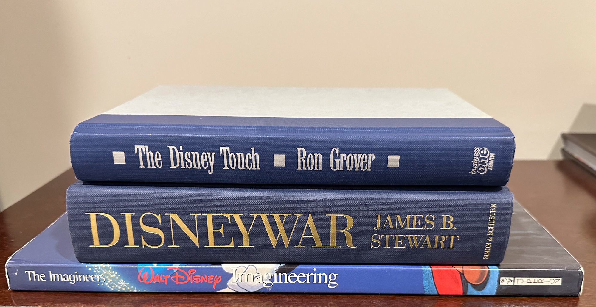 (3) Disney Books: The Disney Touch, Disney Wars And Walt Disney ...