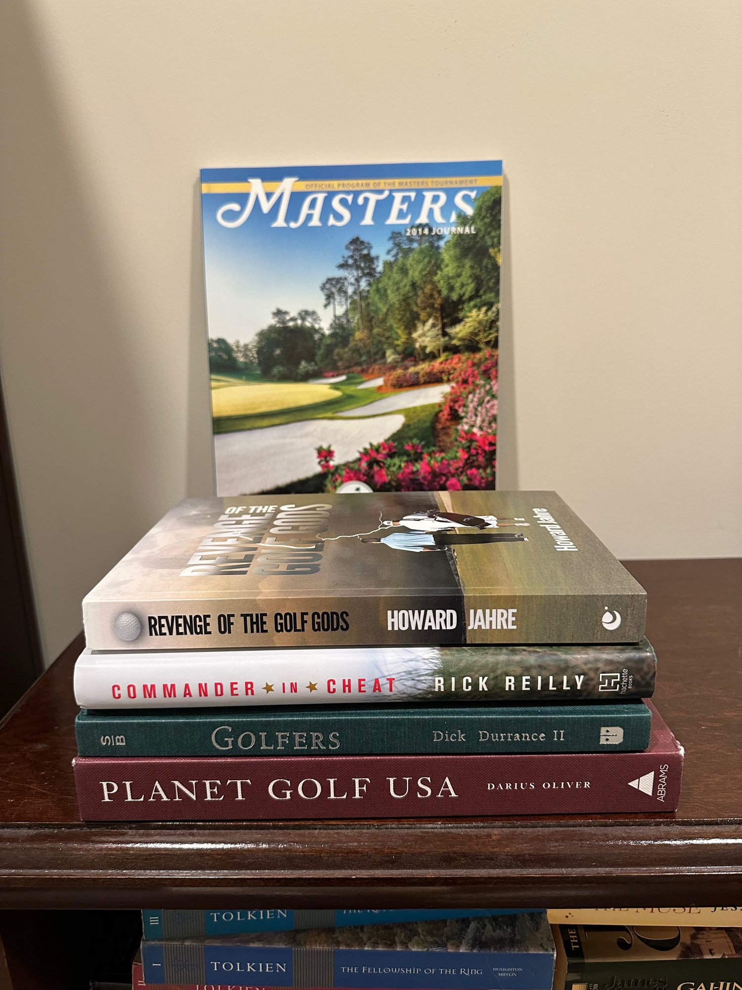(5) Golf Books Including 'Planet Golf' 'Golfers' Commander In Cheat ...