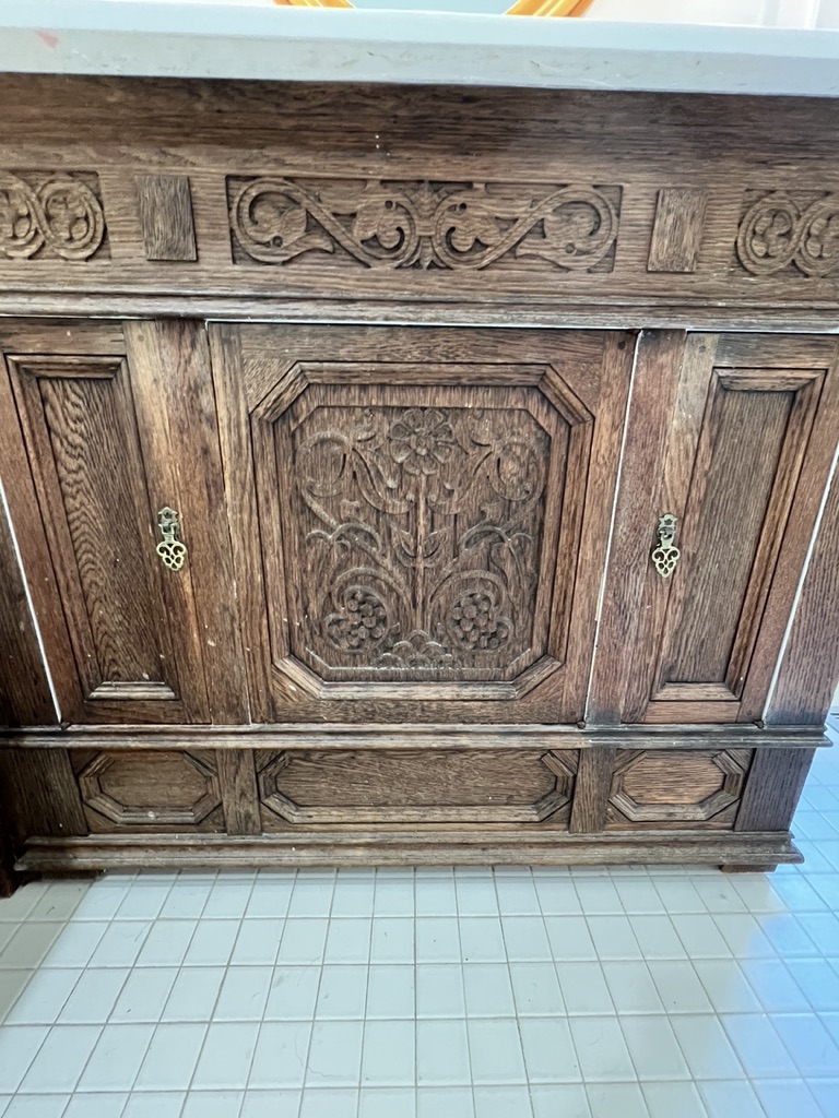 Bath Sink- Molded Corian??? With Custom Made Cabinetry, Carved In ...