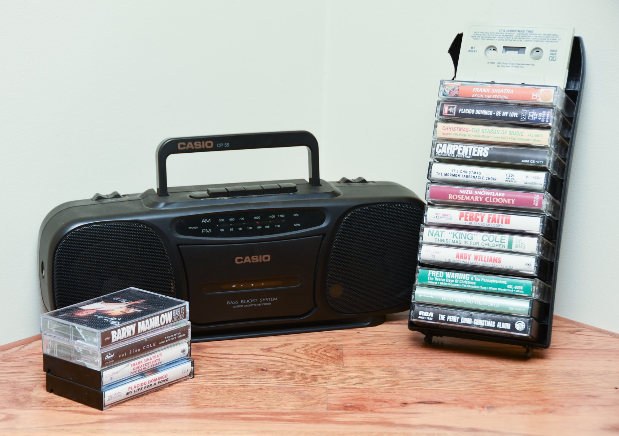 Vintage Casio Portable Cassette Player With (17) Cassette Tapes ...