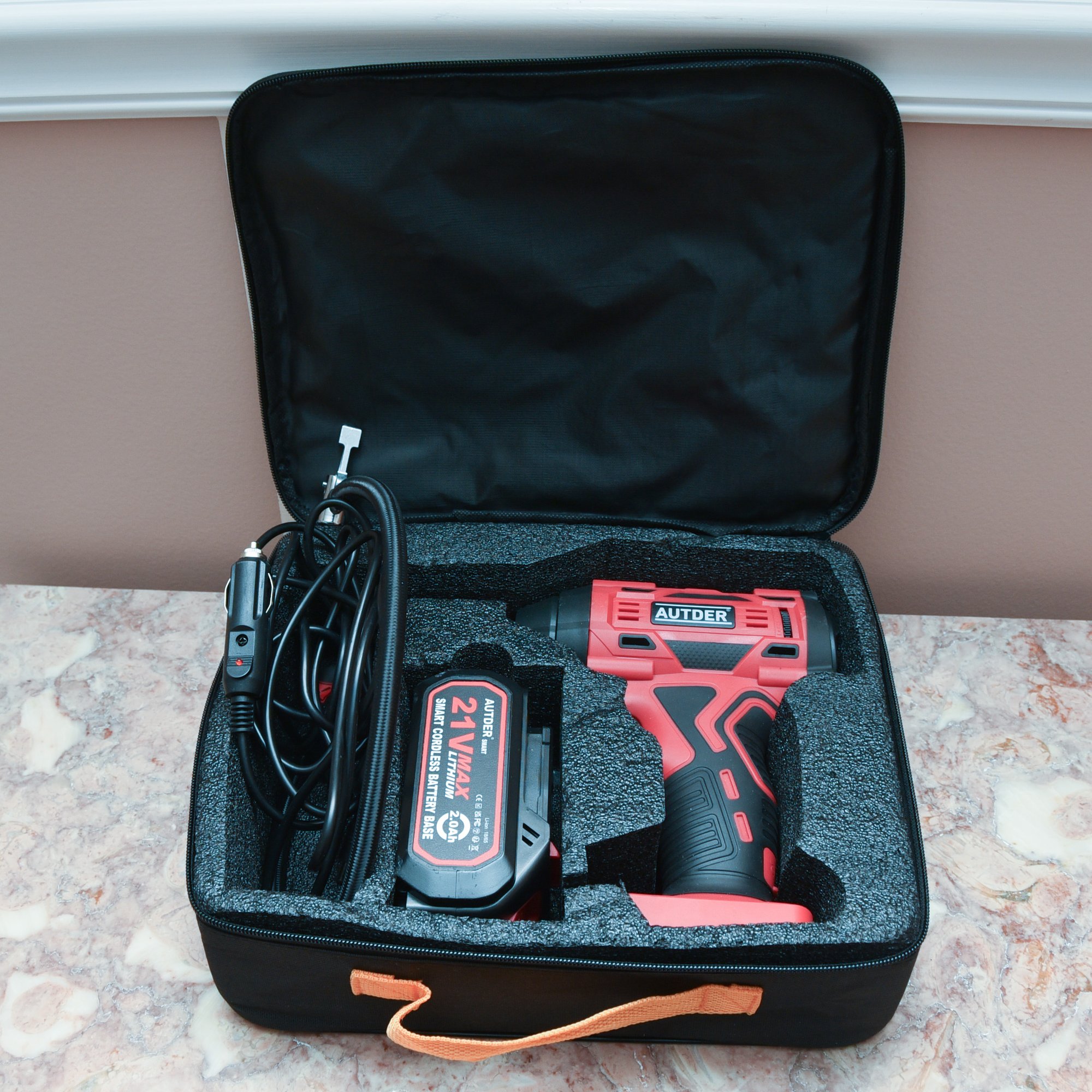 Autder Wireless Portable Air Compressor With Case #2060343 ...