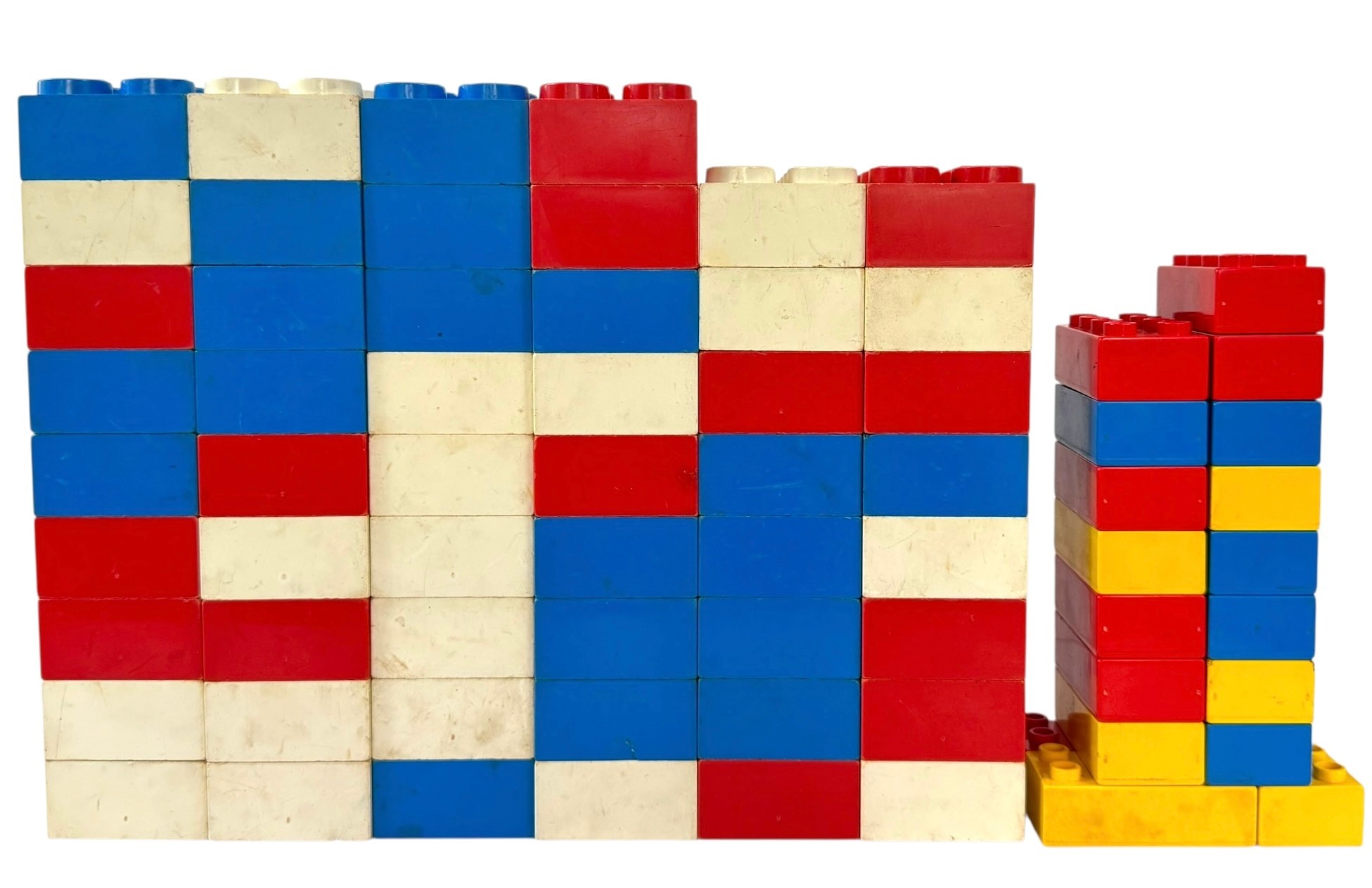 Vintage LEGO Jumbo Building Bricks Oversized Classic Blocks Red, Blue ...