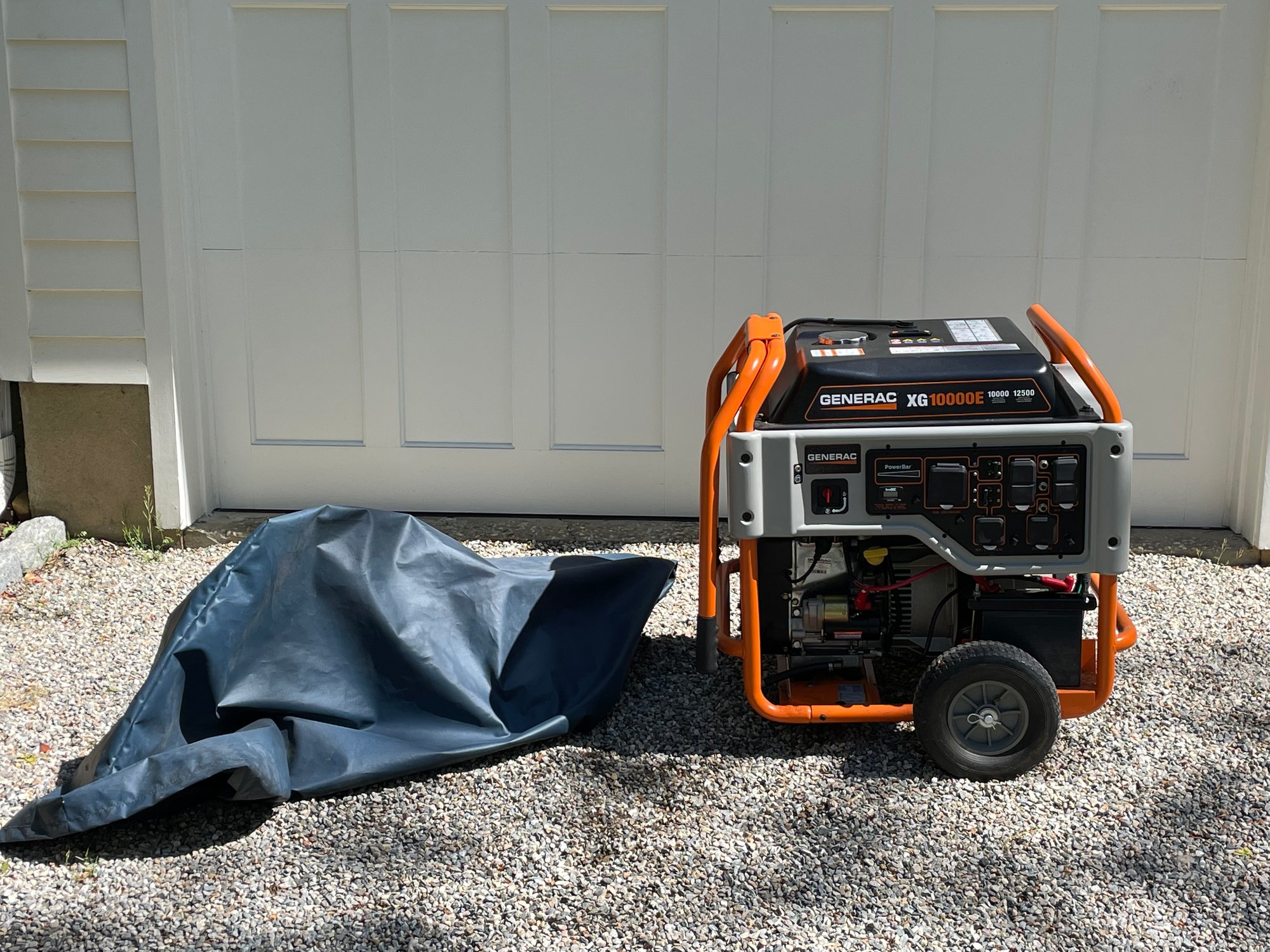 Generac XG10000E Electric Start Gasoline Portable Generator #1512084 ...