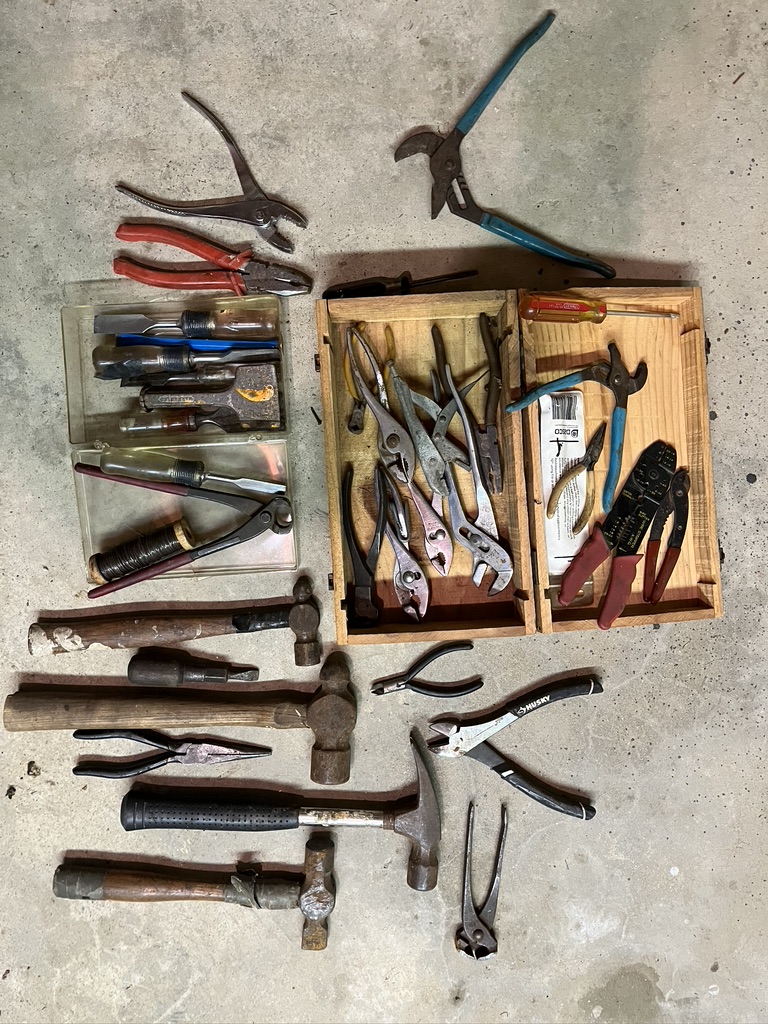 More Hand Tools In Boxex! Plyers And Chisels And More #40805561 ...