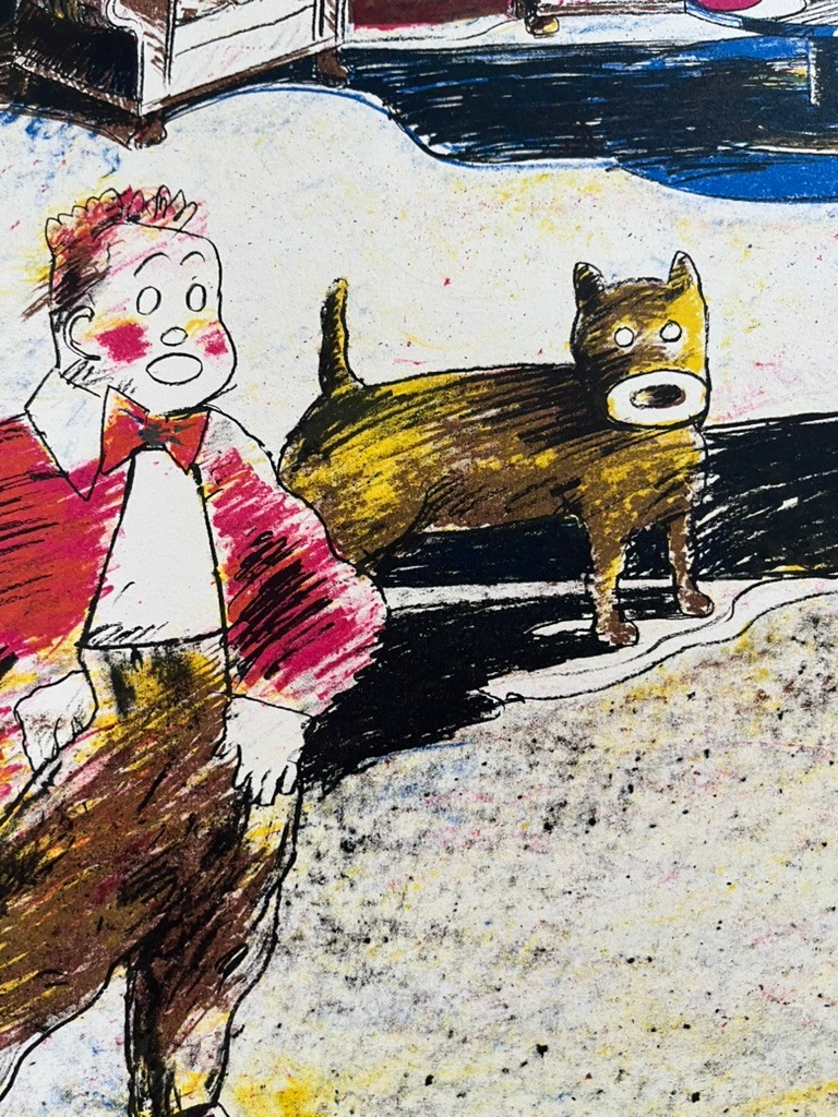 Signed Lithograph By Clifford Condak 1979 Titled Jigger & Animal ...