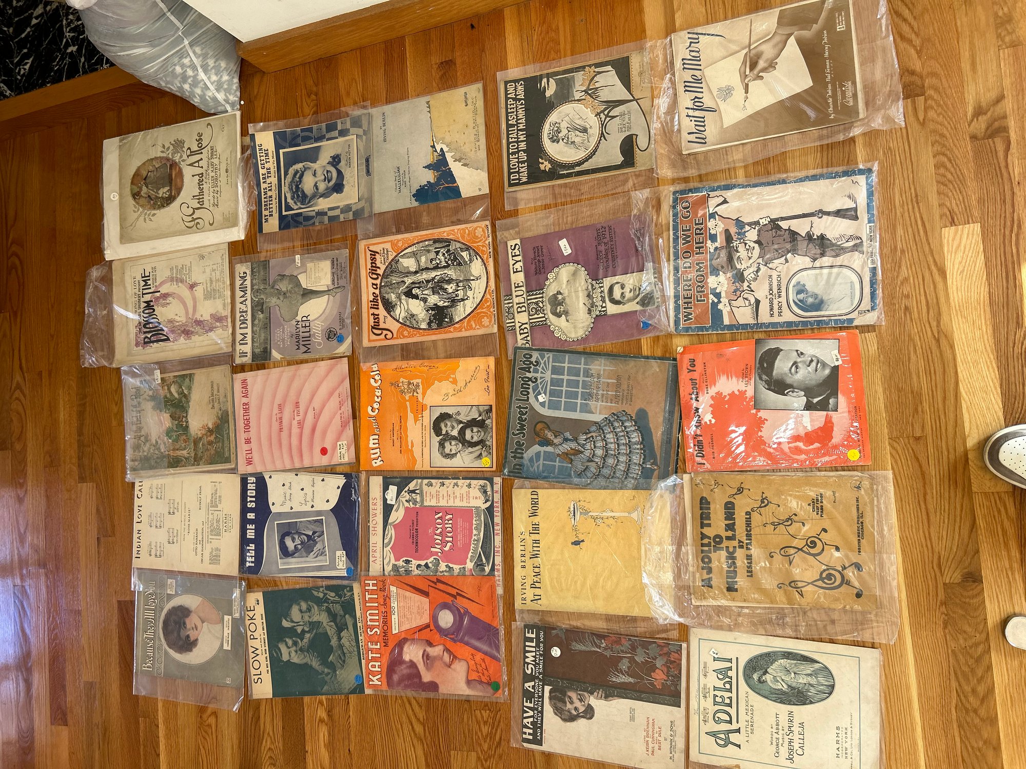 25 Seperate Sheets From Early 1900s Antique Music Sheets #1999116 ...