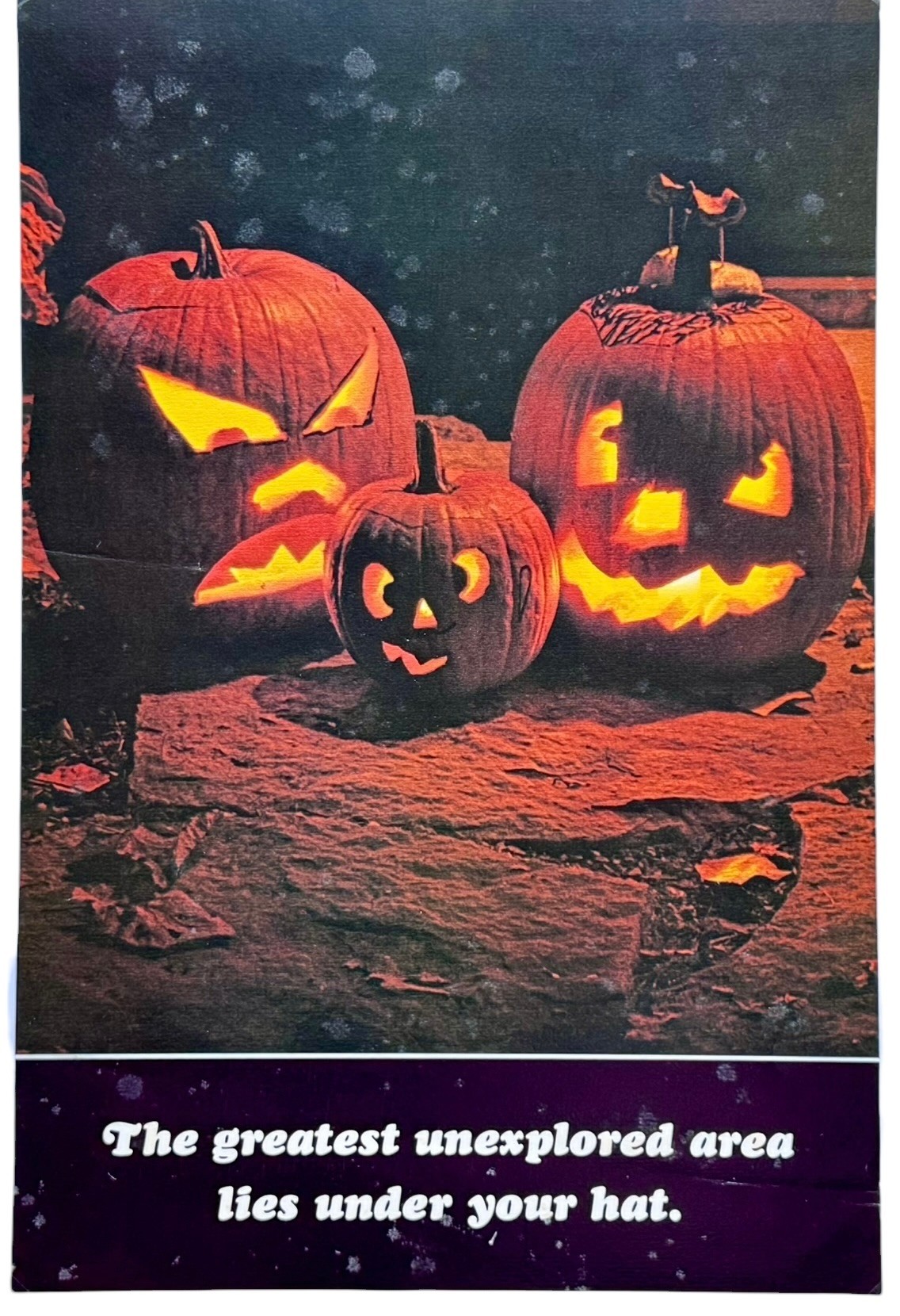 1974 Vintage Argus Communications Poster The Greatest Unexplored Area ...