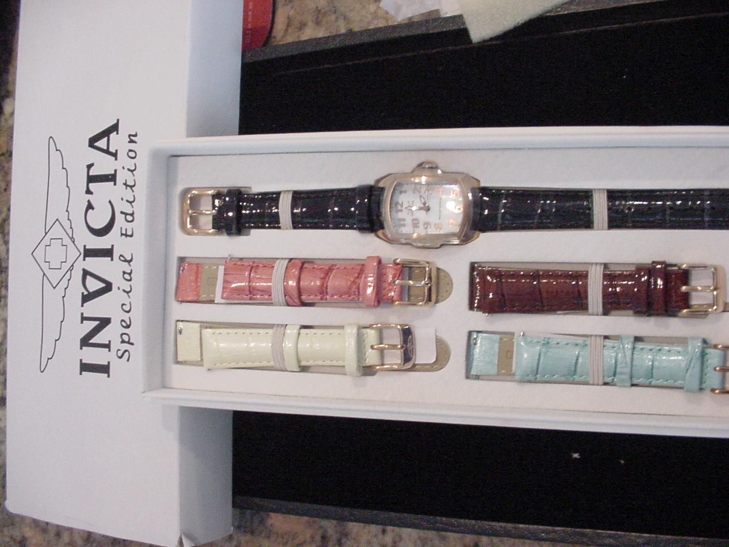 INVICTA Special Edition Watch Set With 5 Interchangeable Bands ...