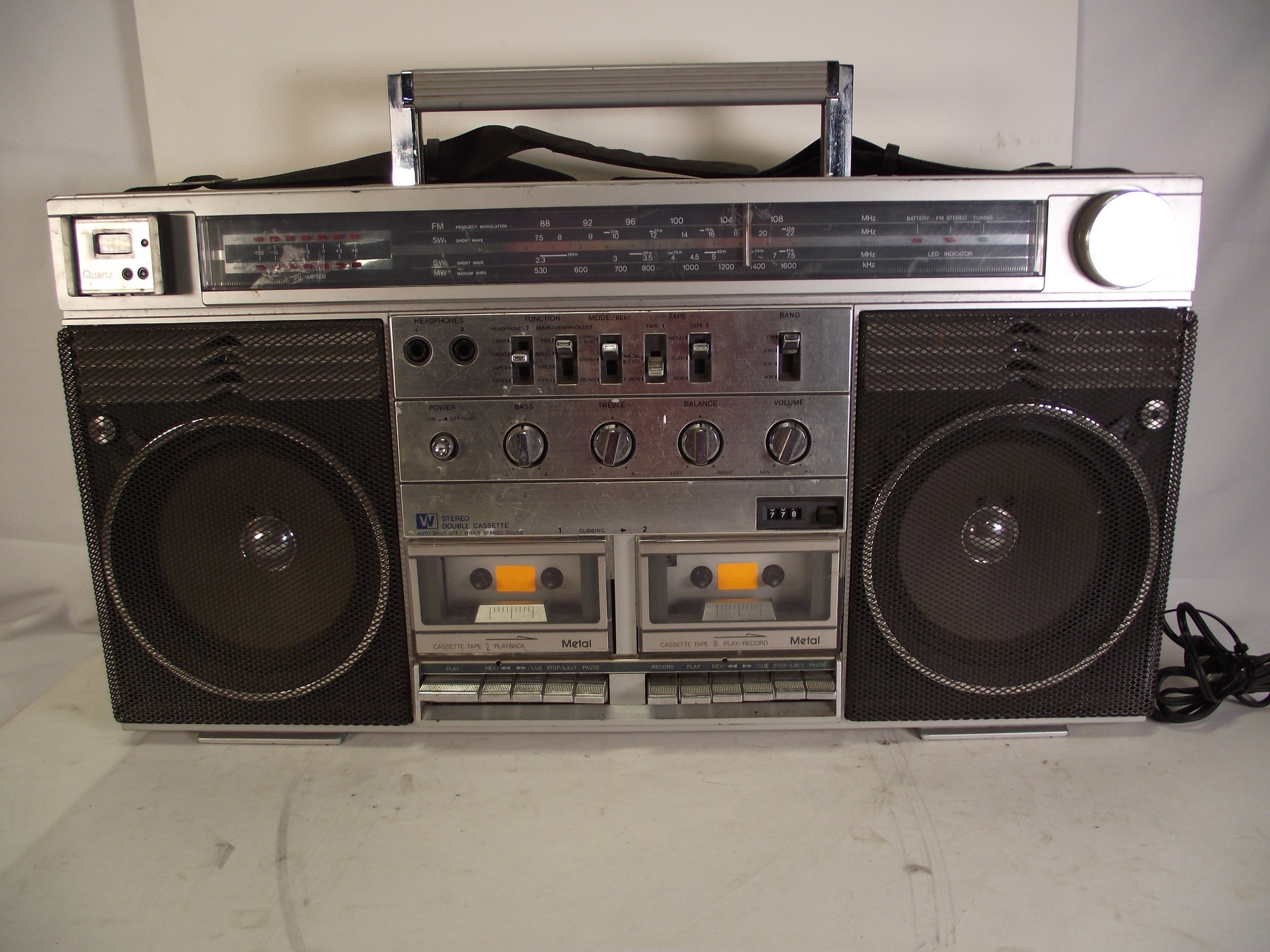 Kingspoint Model PS-420 AM/FM Shortwave Stereo Double Cassette Deck ...