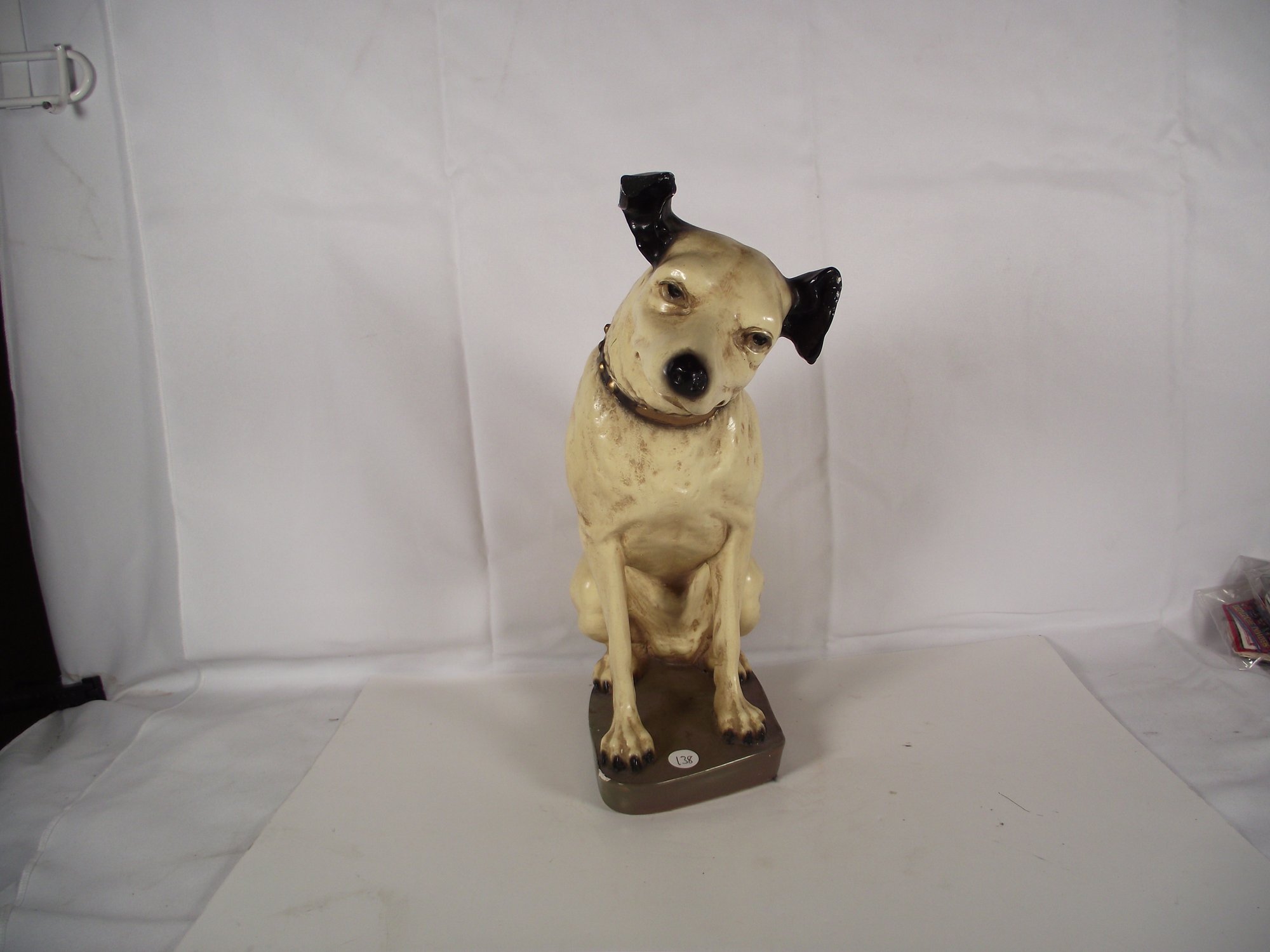 Vintage Chalkware RCA Dog - Nipper - Statue #1744870 | Auctionninja.com