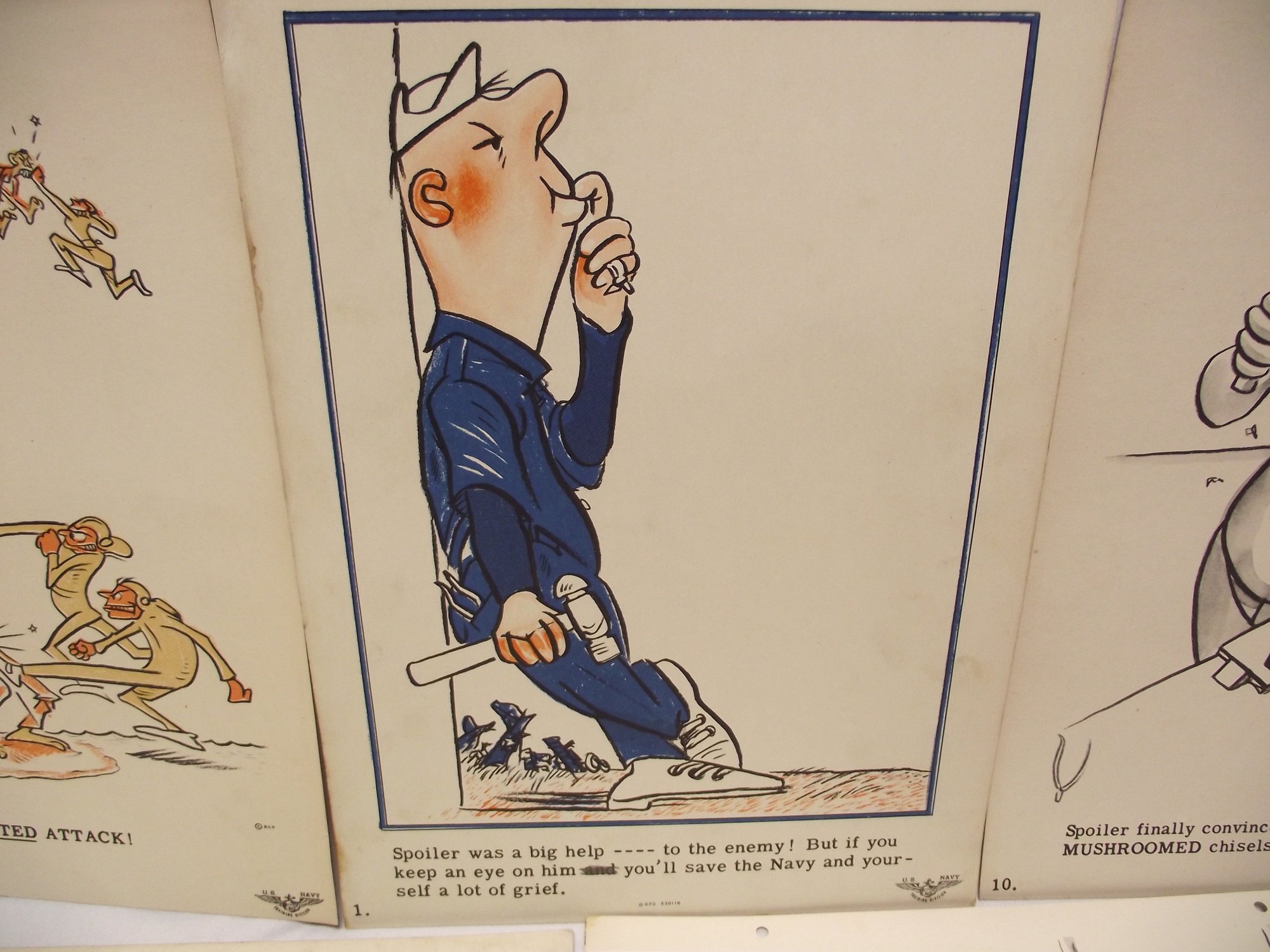 Vintage US Navy Training Dilbert Cartoon 10 X 14 Prints #1 #2048341 ...