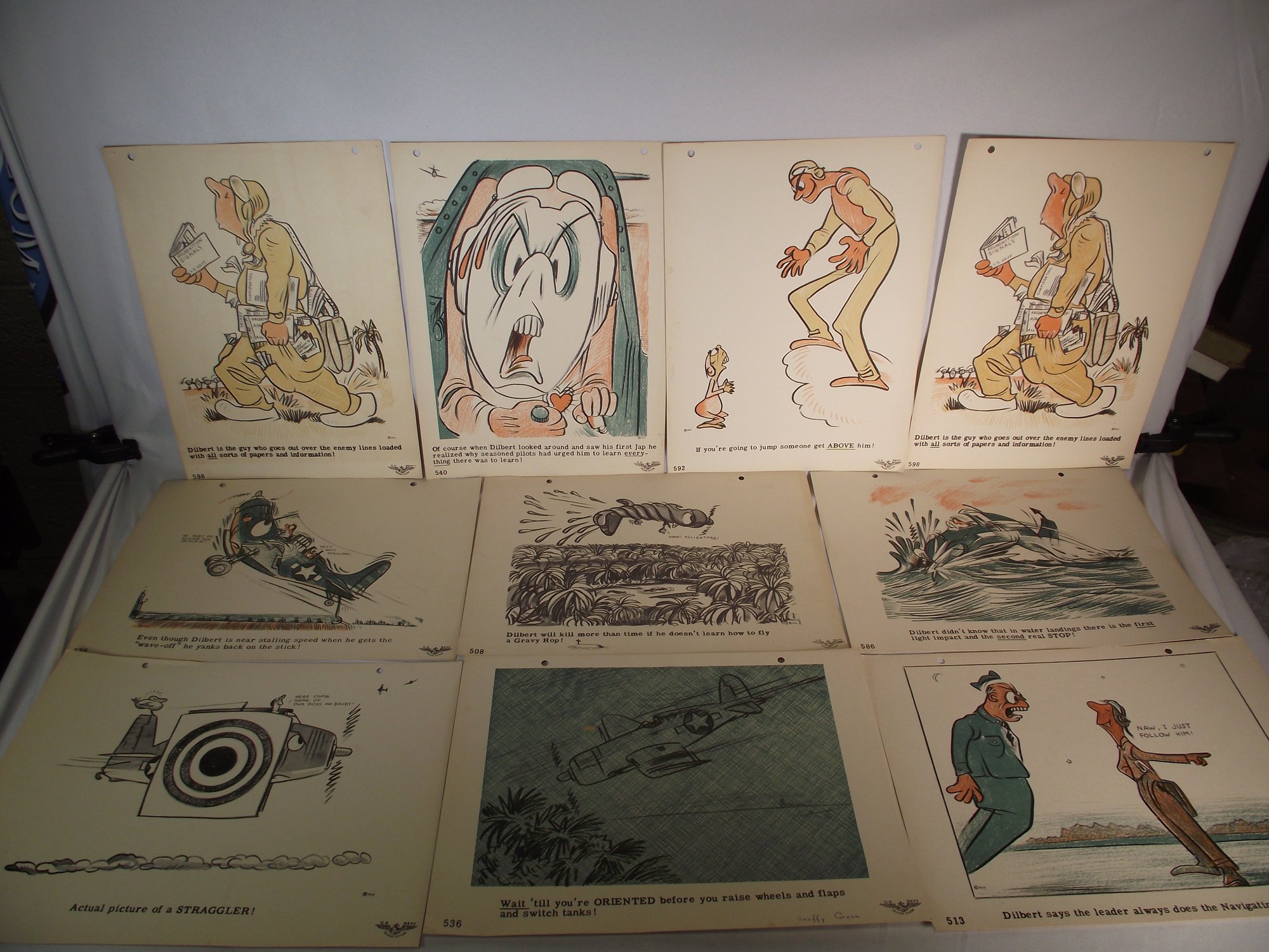 Vintage US Navy Training Dilbert Cartoon 10 X 14 Prints #6 #2048349 ...