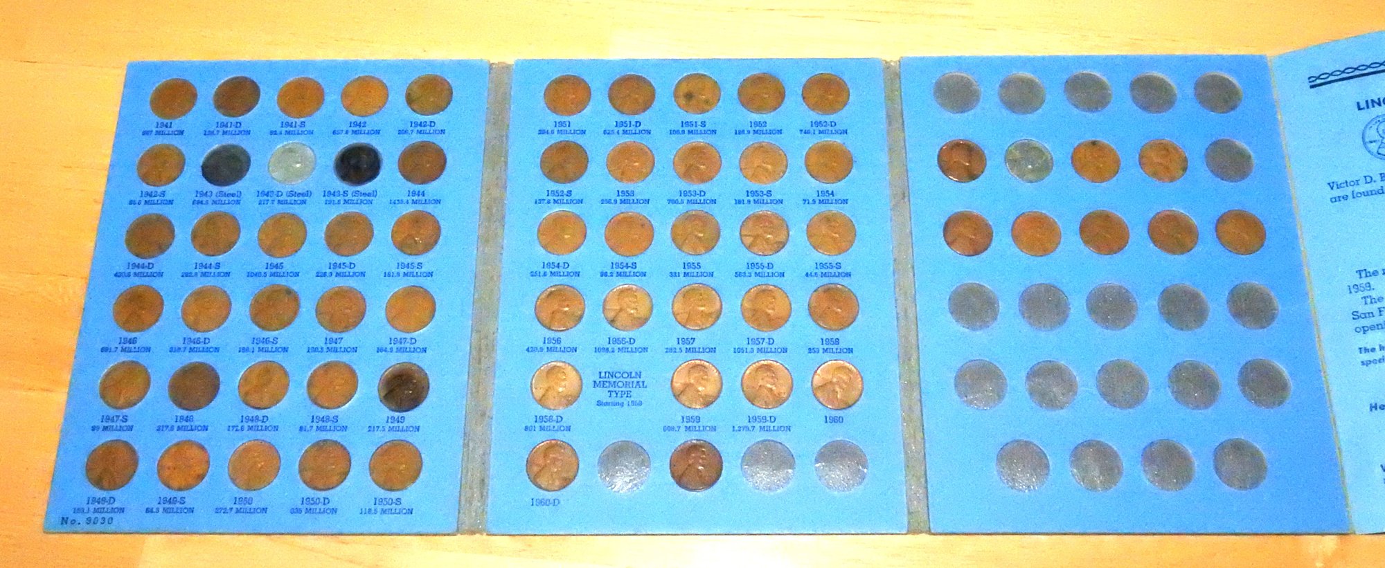 Book Of Lincoln Cents Penny Coins #40820334 | Auctionninja.com