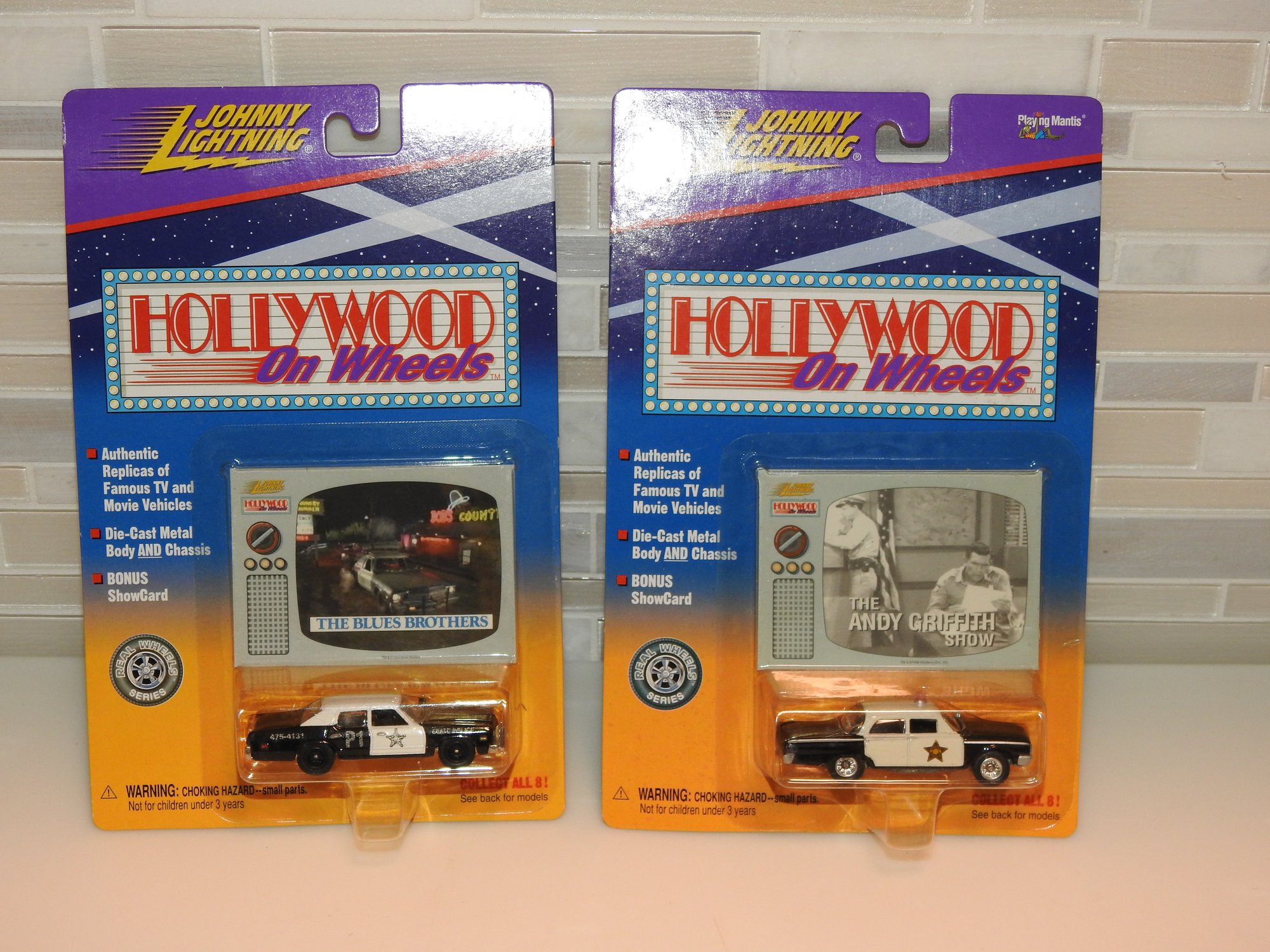 Vintage Johnny Lightning Blues Brothers & Andy Griffith Police Diecast ...