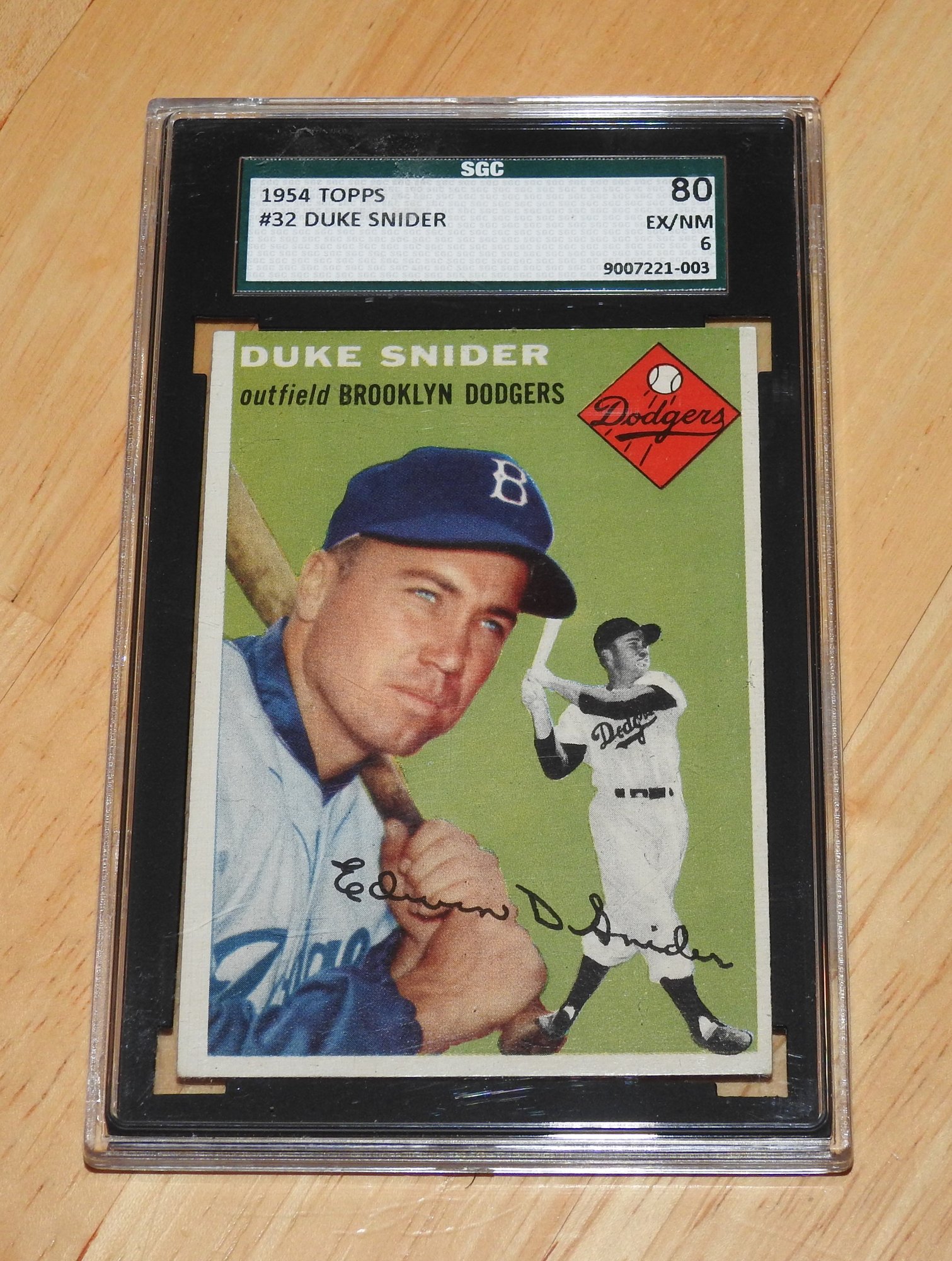 1954 Topps HOFer Duke Snider Graded SGC 80 Baseball Card #40798234 ...