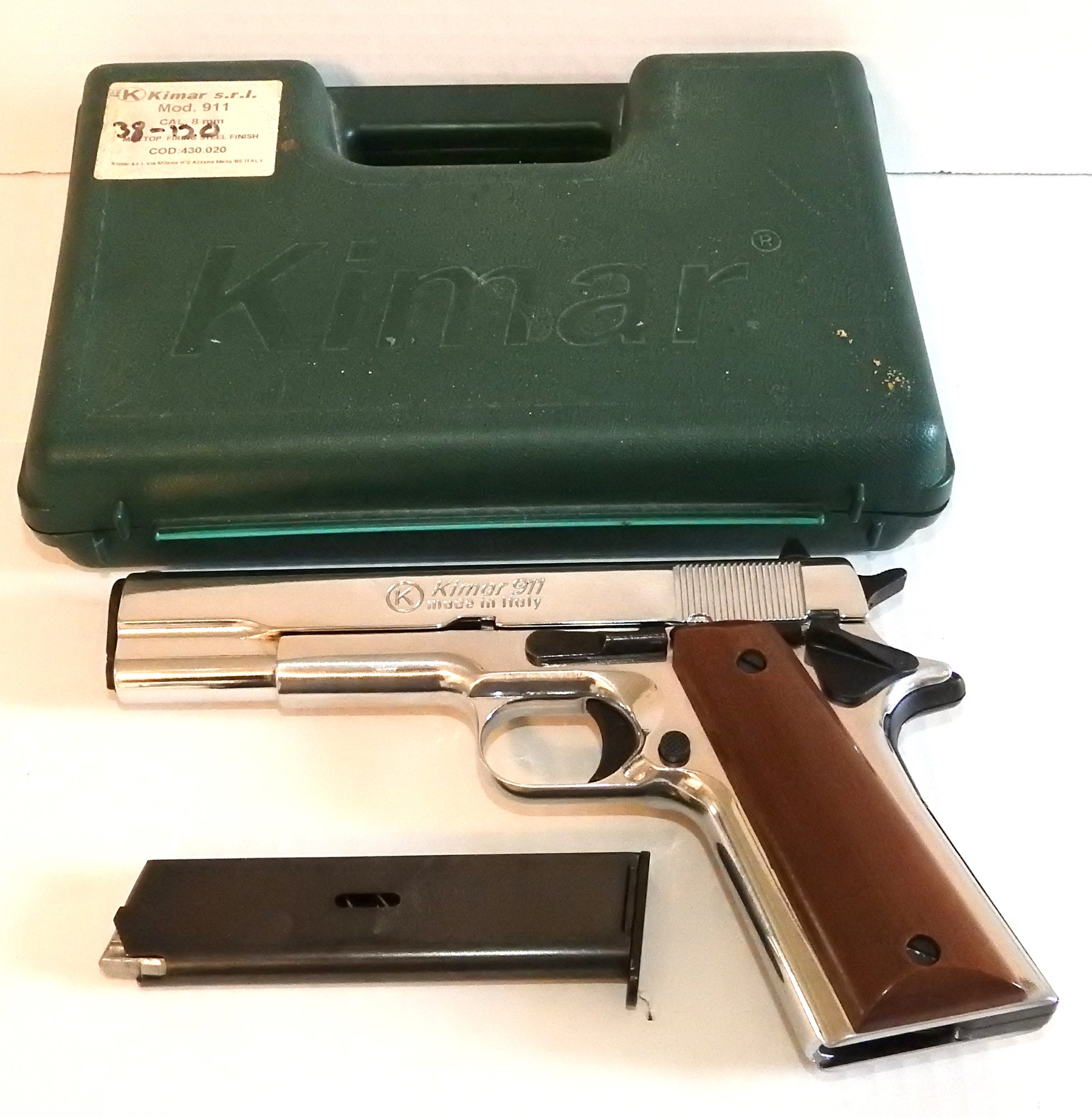 Kimar 911 8 Mm Cal Professional Movie Prop Gun THIS DOES NOT FIRE REAL ...