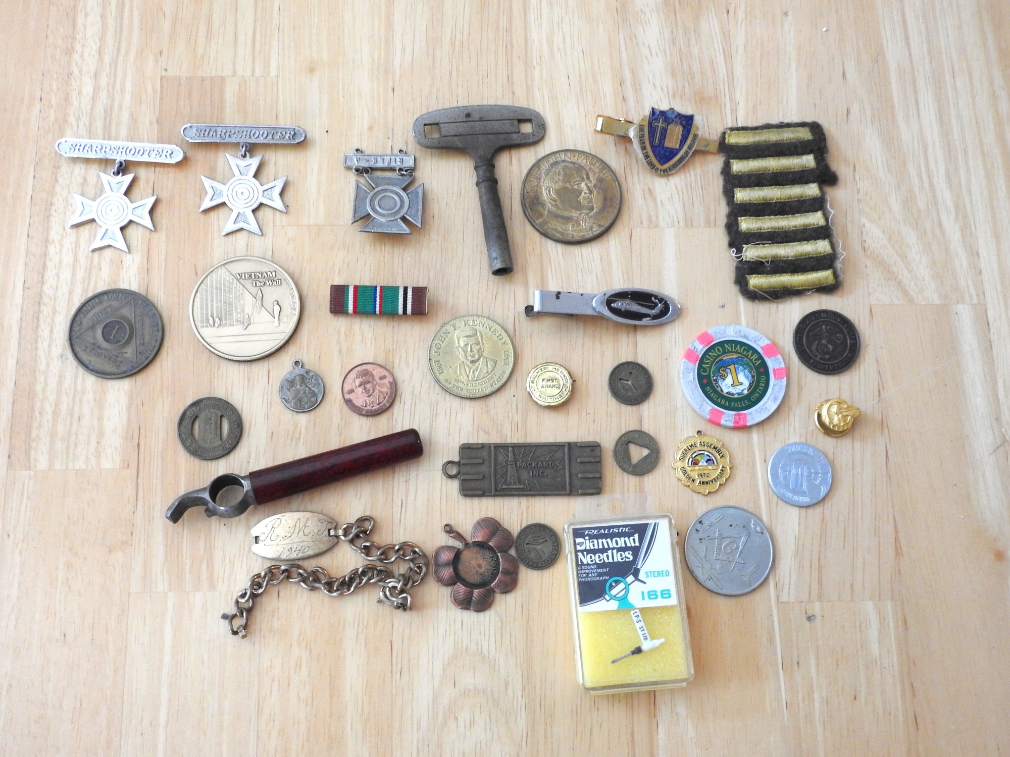 Large Vintage Lot Of Smalls Coins Medals And More #40804862 ...