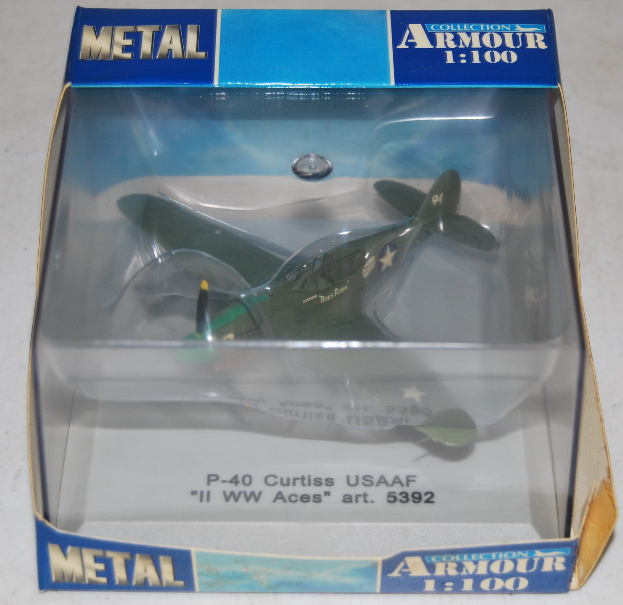 Armour Collection Metal 1/100 Model P-40 Curtiss, New In Box #1907671 ...