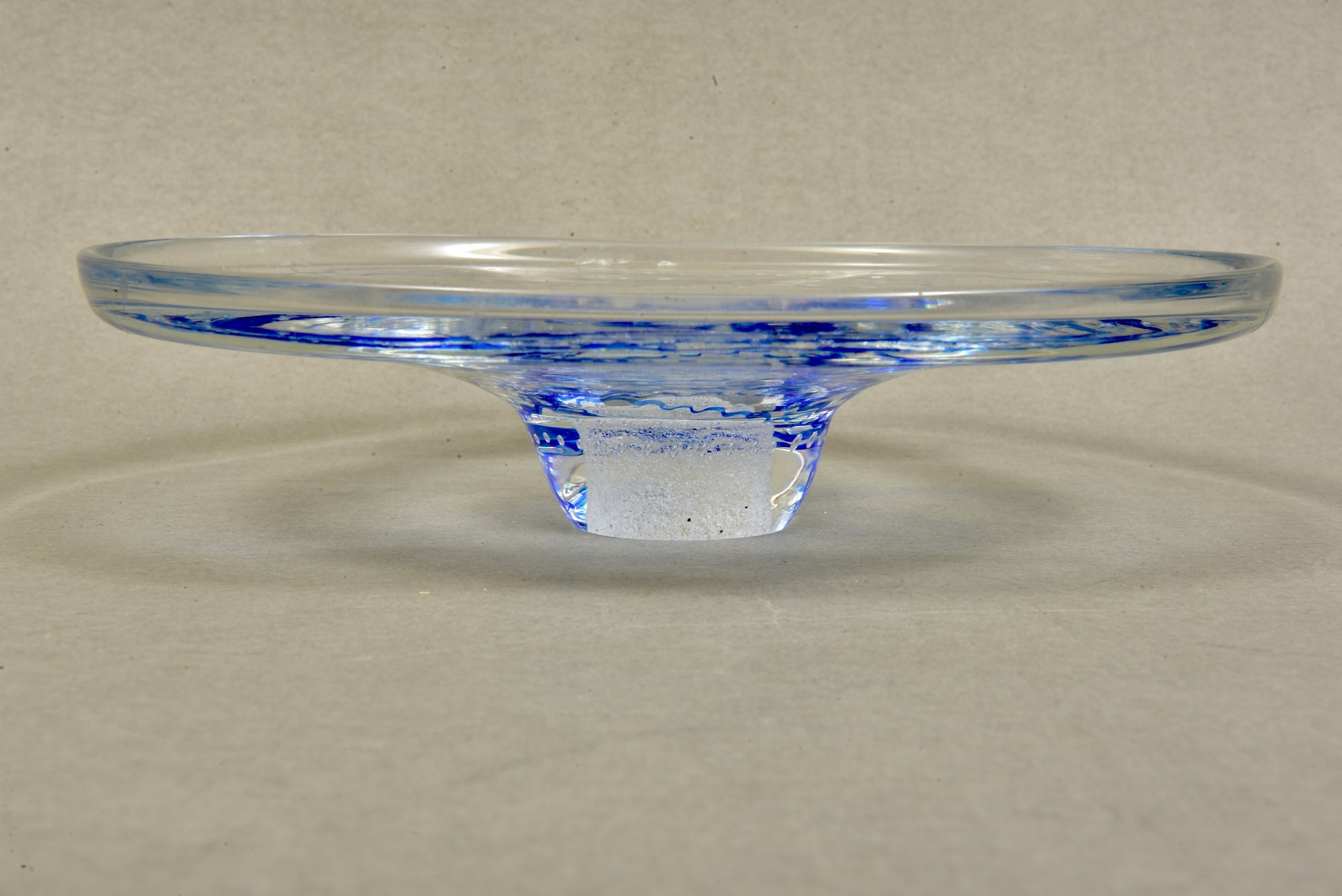 Signed Adam Jablonski Crystal Glass Art Pedestal Bowl #40801301 ...