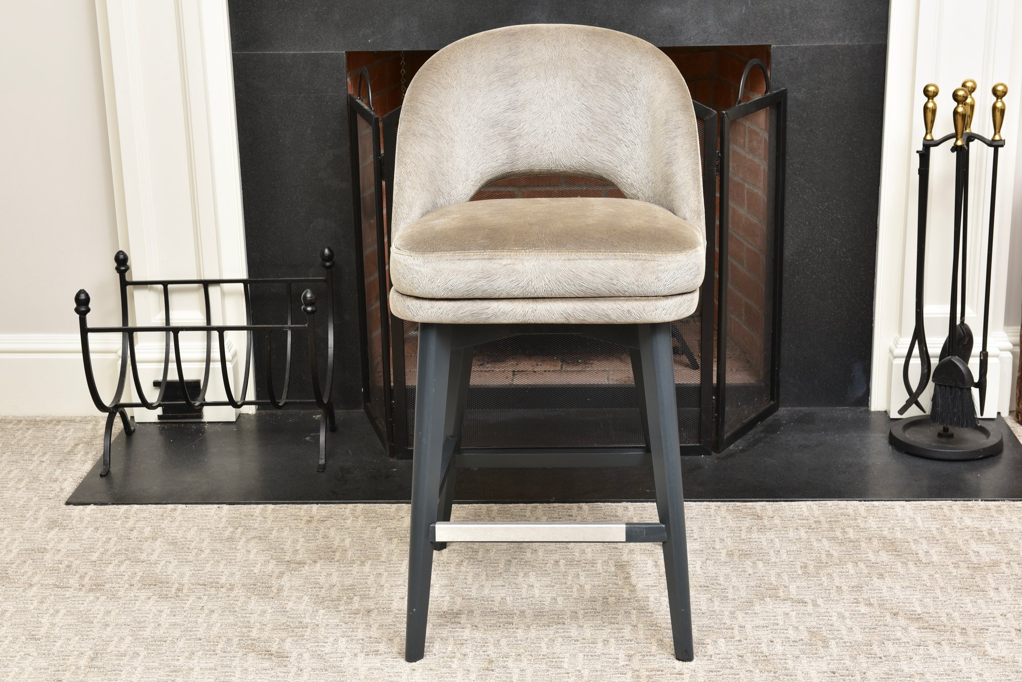 Set Of Four Astele Greta Counter Stools (RETAIL $3,722) #40823141 ...