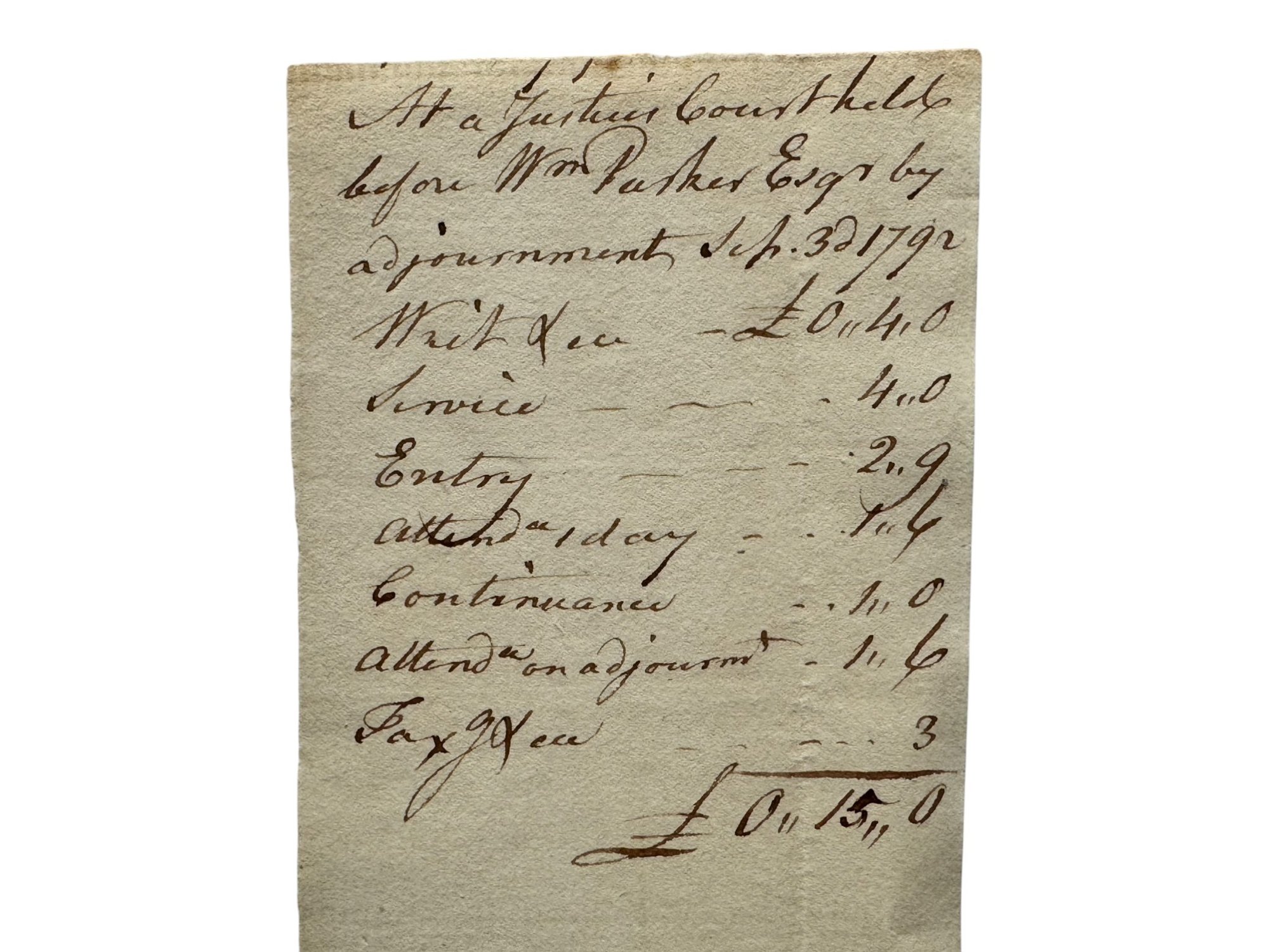 Group Of Early 19th-Century Handwritten Receipts & Promissory Notes ...
