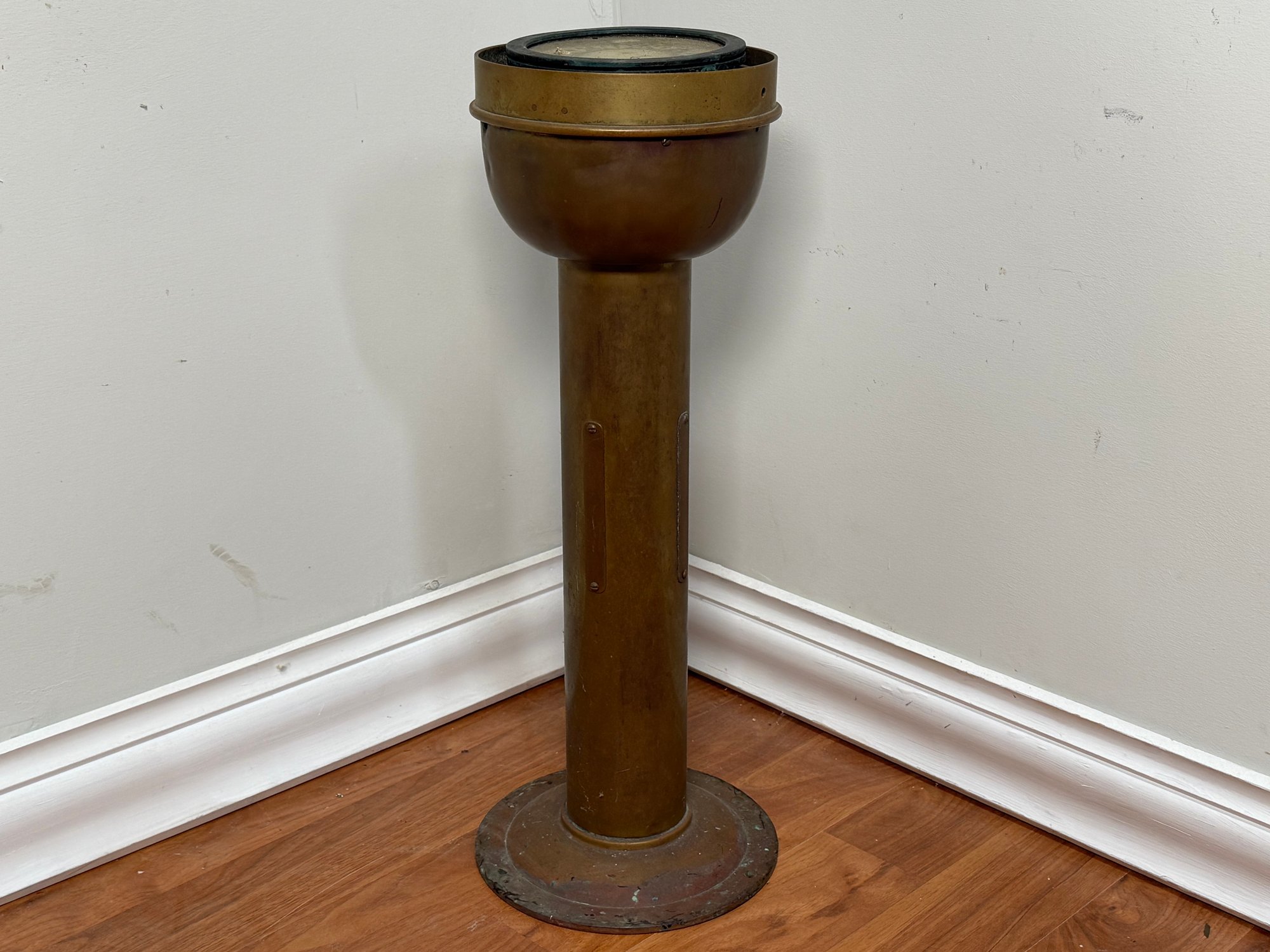 Antique 1920 Ritchie Boston Solid Brass Ship Binnacle Compass #40871201 ...