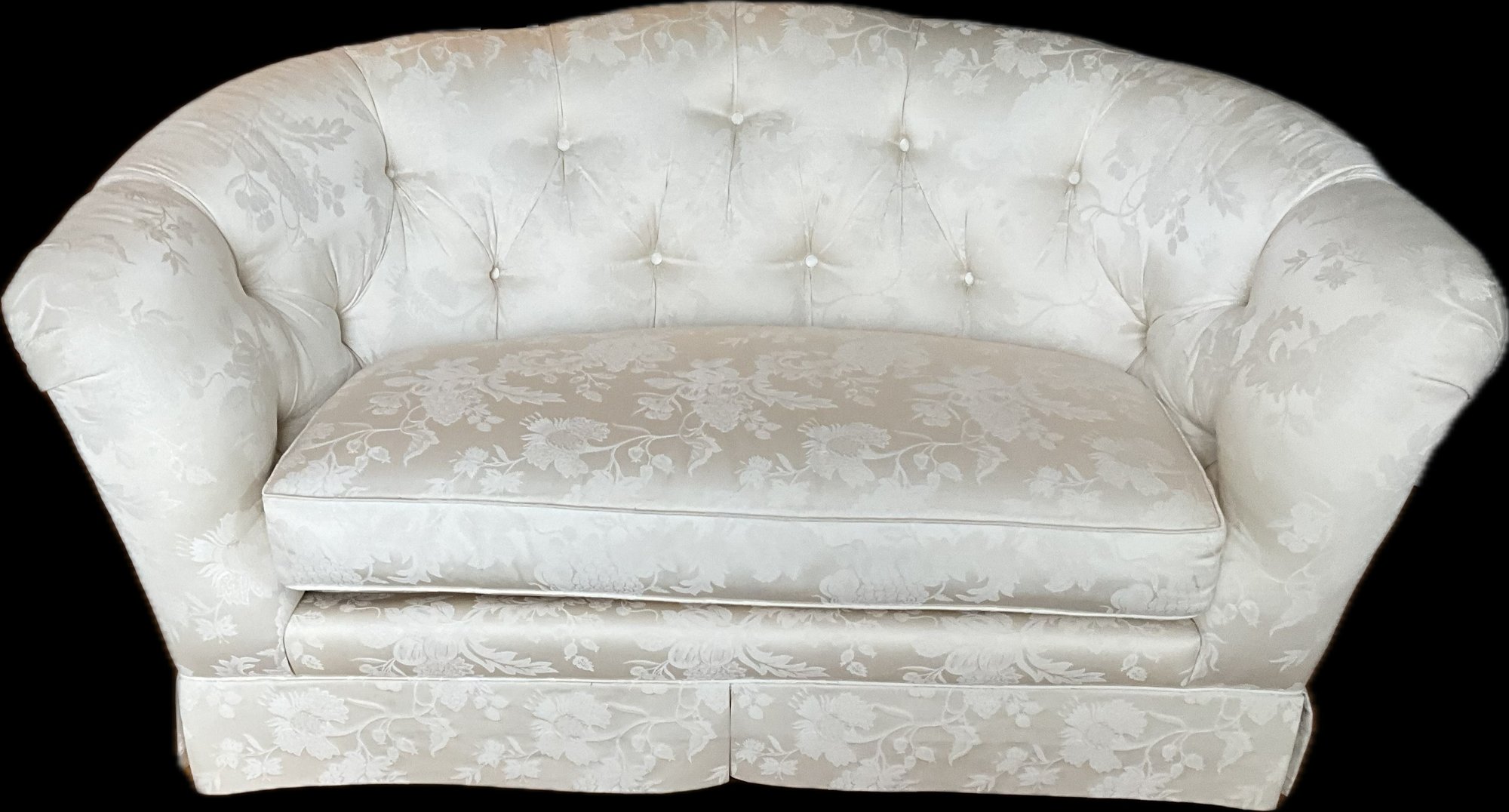 Beautiful Ethan Allen Cream Damask Sofa/loveseat #40858155 ...