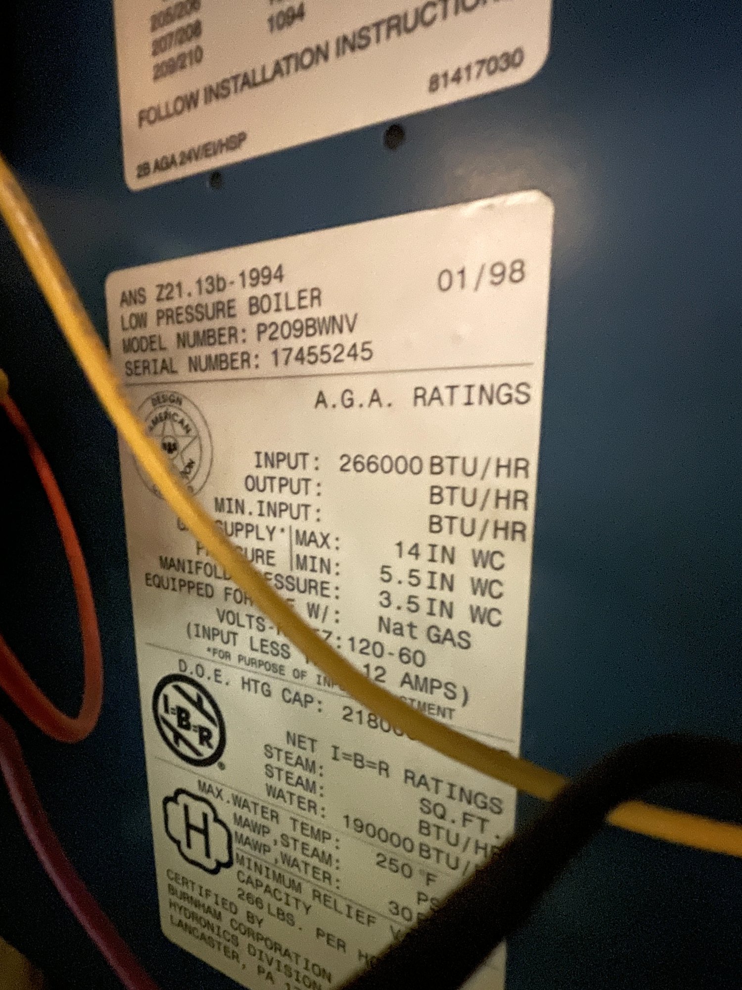 A Burnham Series 2 Gas Furnace #40843540 | Auctionninja.com