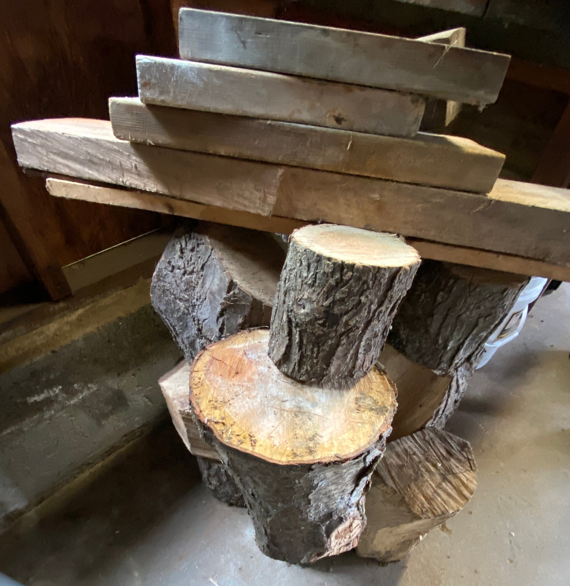 Seasoned Raw Lumber & Logs - Perfect Material For Woodcarving & Lathe ...