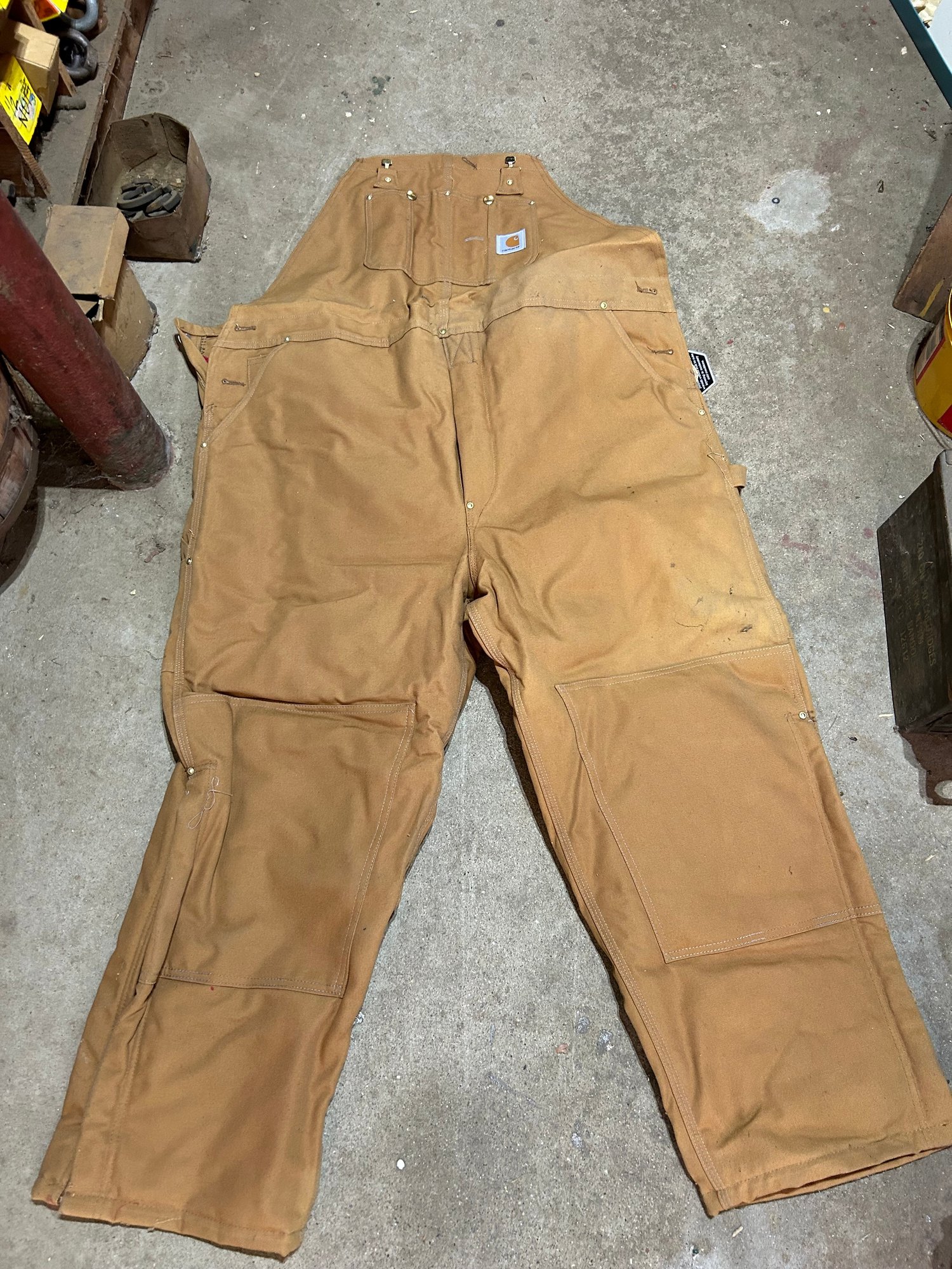 New Carhart Lined Overalls DN-28 #2181998 | Auctionninja.com