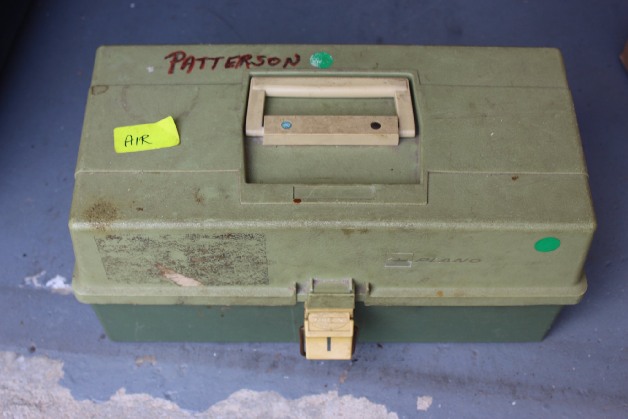 Green Toolbox With Nautical Rigging Hardware #1896666 | Auctionninja.com