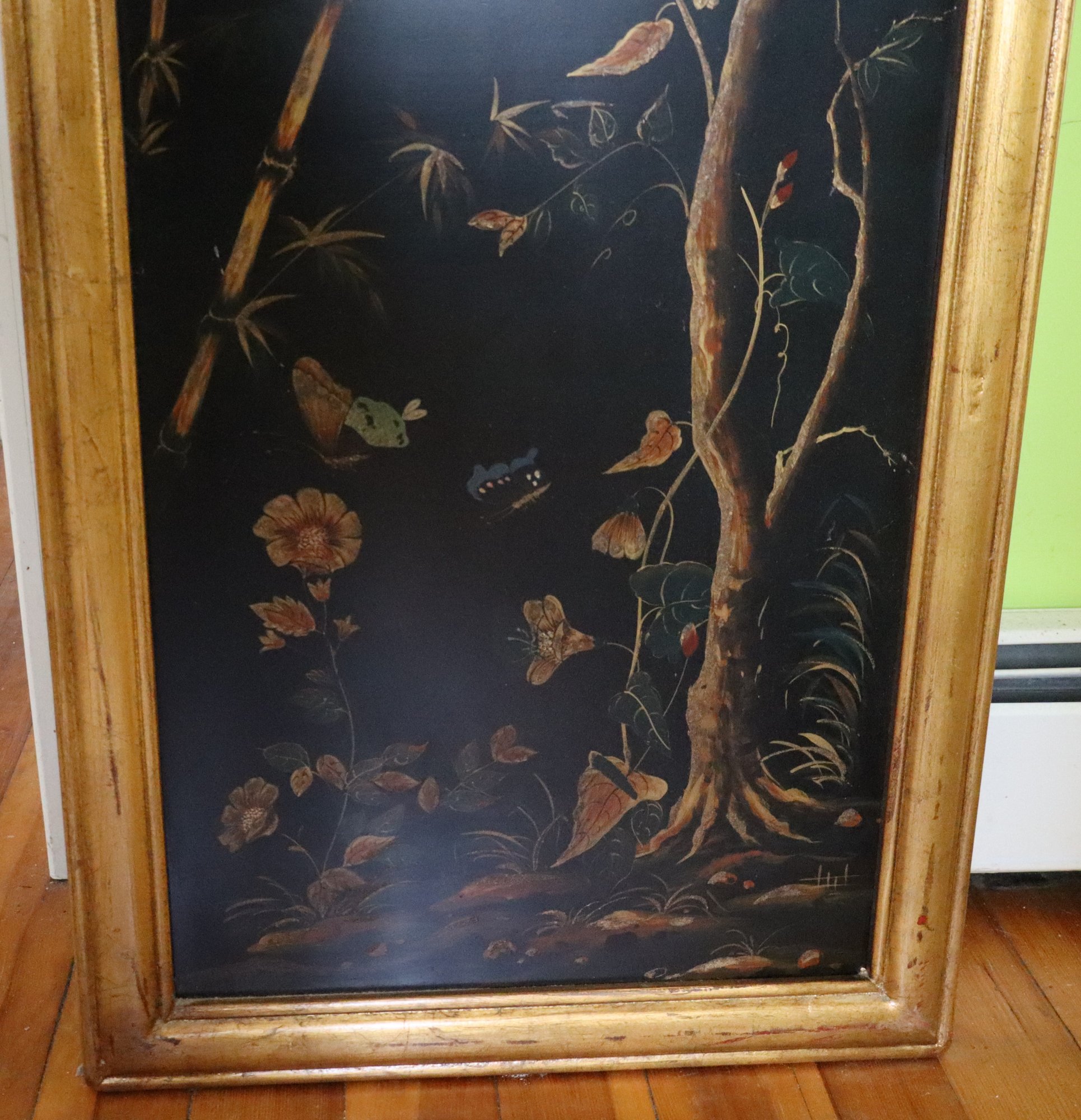 Hand Painted Butterfly Wall Panel #2120695 | Auctionninja.com