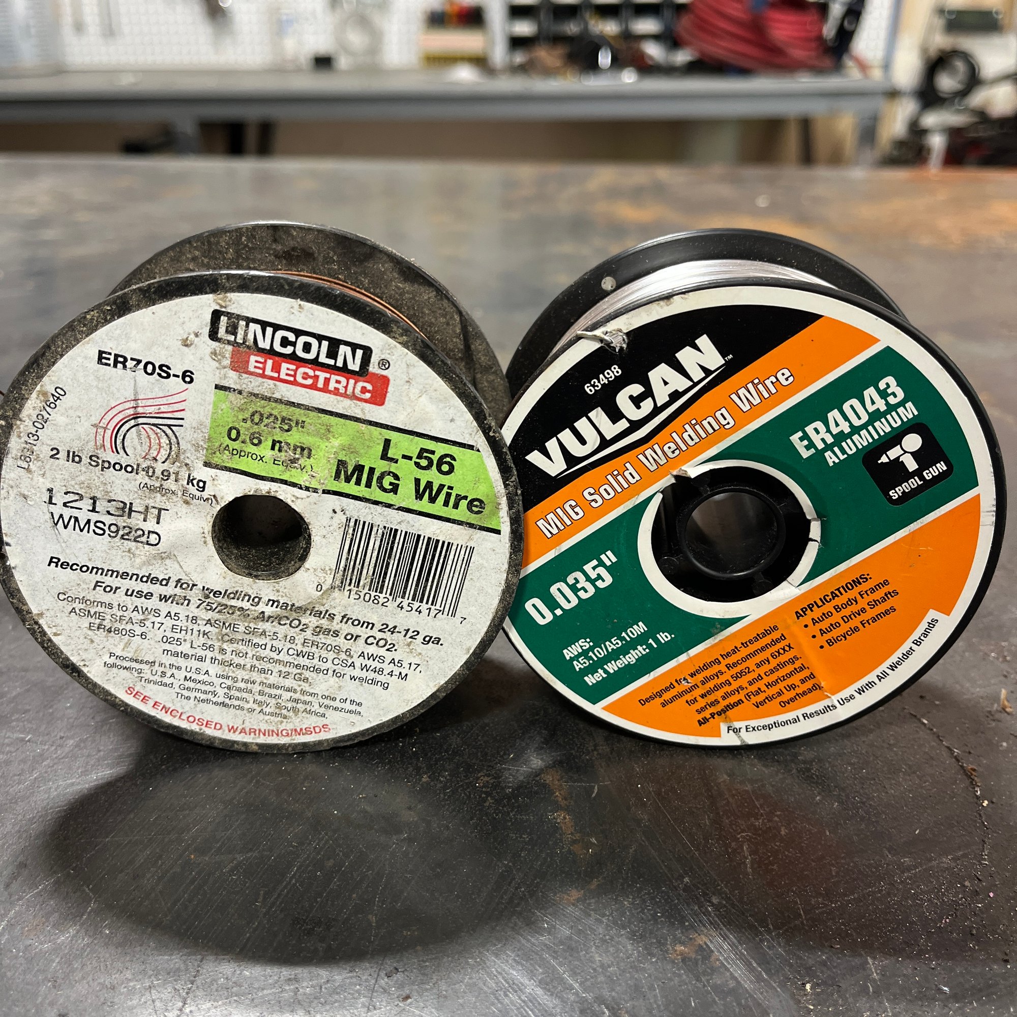 2 Spools Of Welding Wire #40792975 | Auctionninja.com