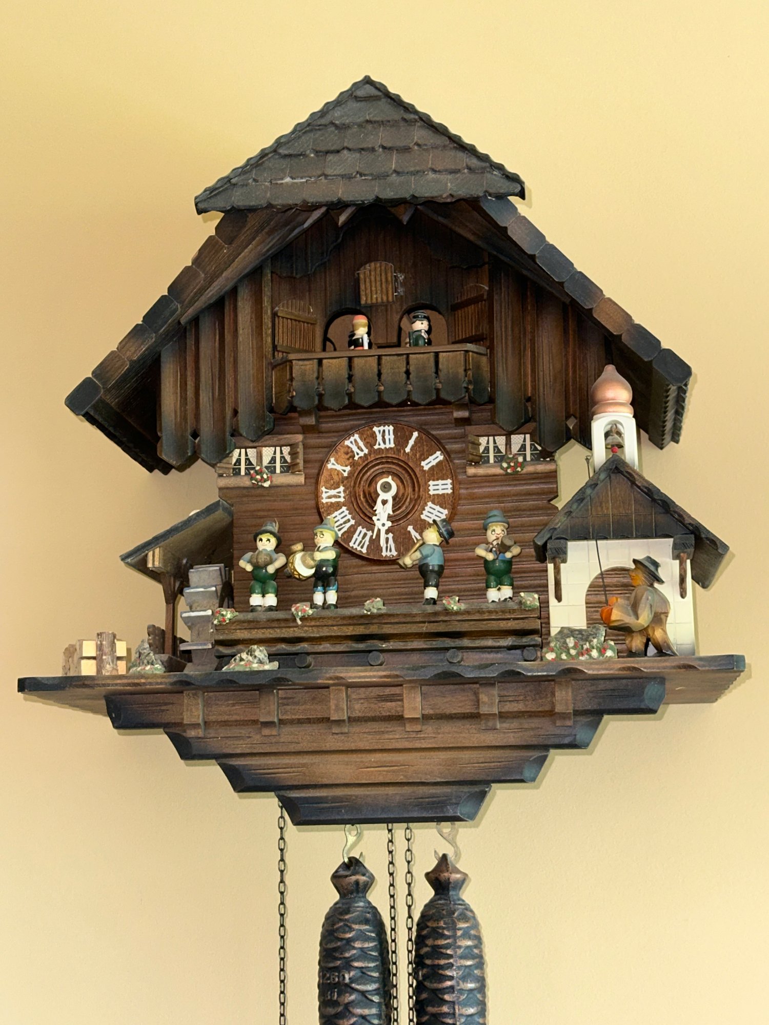 Vintage Cuendet Musical Cuckoo Clock #40841875 | Auctionninja.com