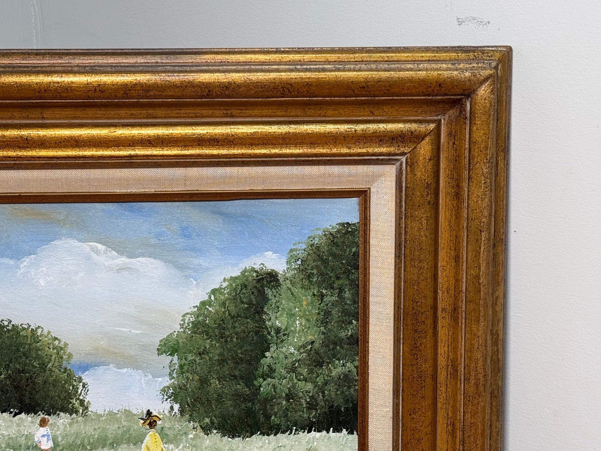 Eileen Jones Montrec Landscape Scene Original Oil Painting #40876197 ...