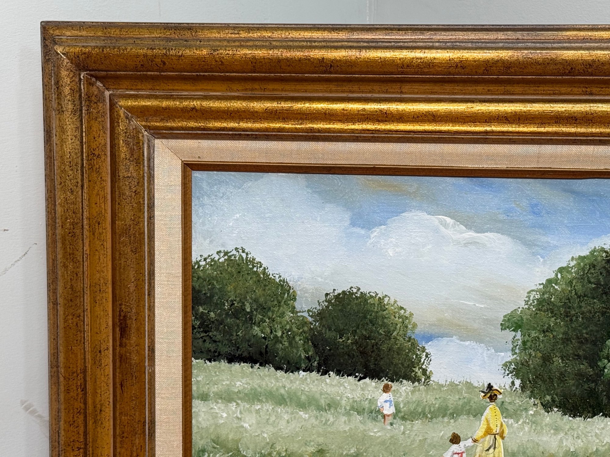 Eileen Jones Montrec Landscape Scene Original Oil Painting #40876197 ...
