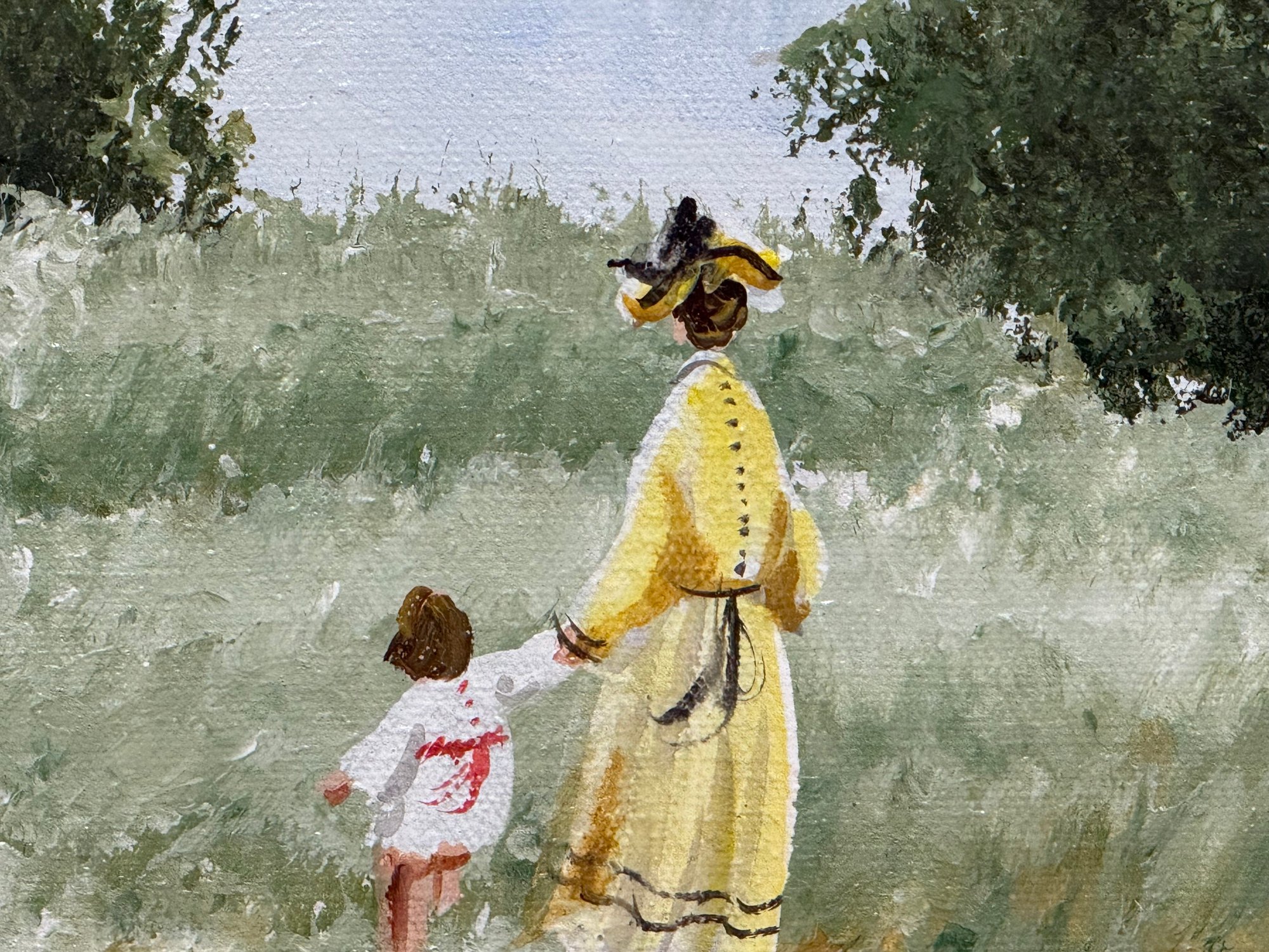 Eileen Jones Montrec Landscape Scene Original Oil Painting #40876197 ...