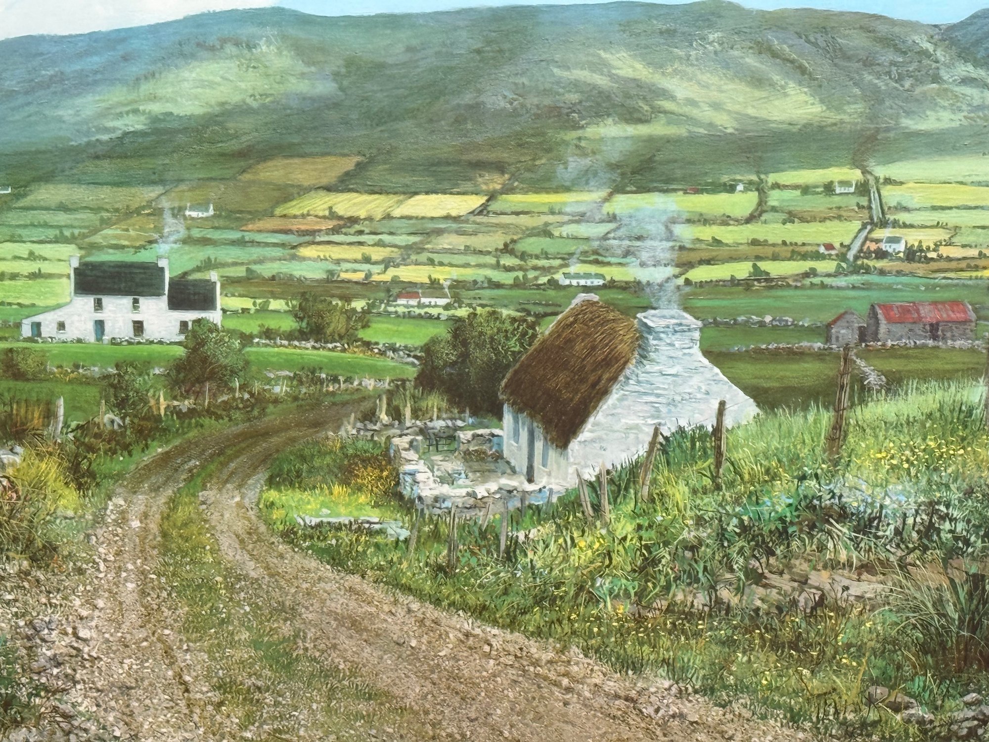 Edmund Sullivan Irish Landscape Pencil Signed Limited Edition Framed ...