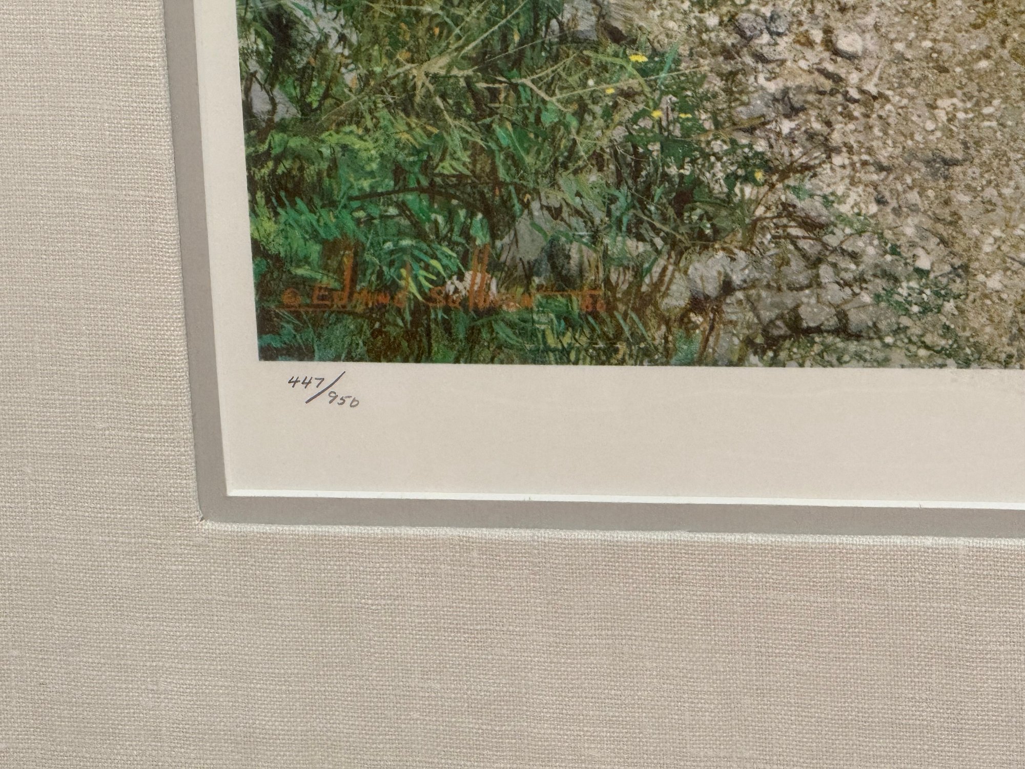 Edmund Sullivan Irish Landscape Pencil Signed Limited Edition Framed ...