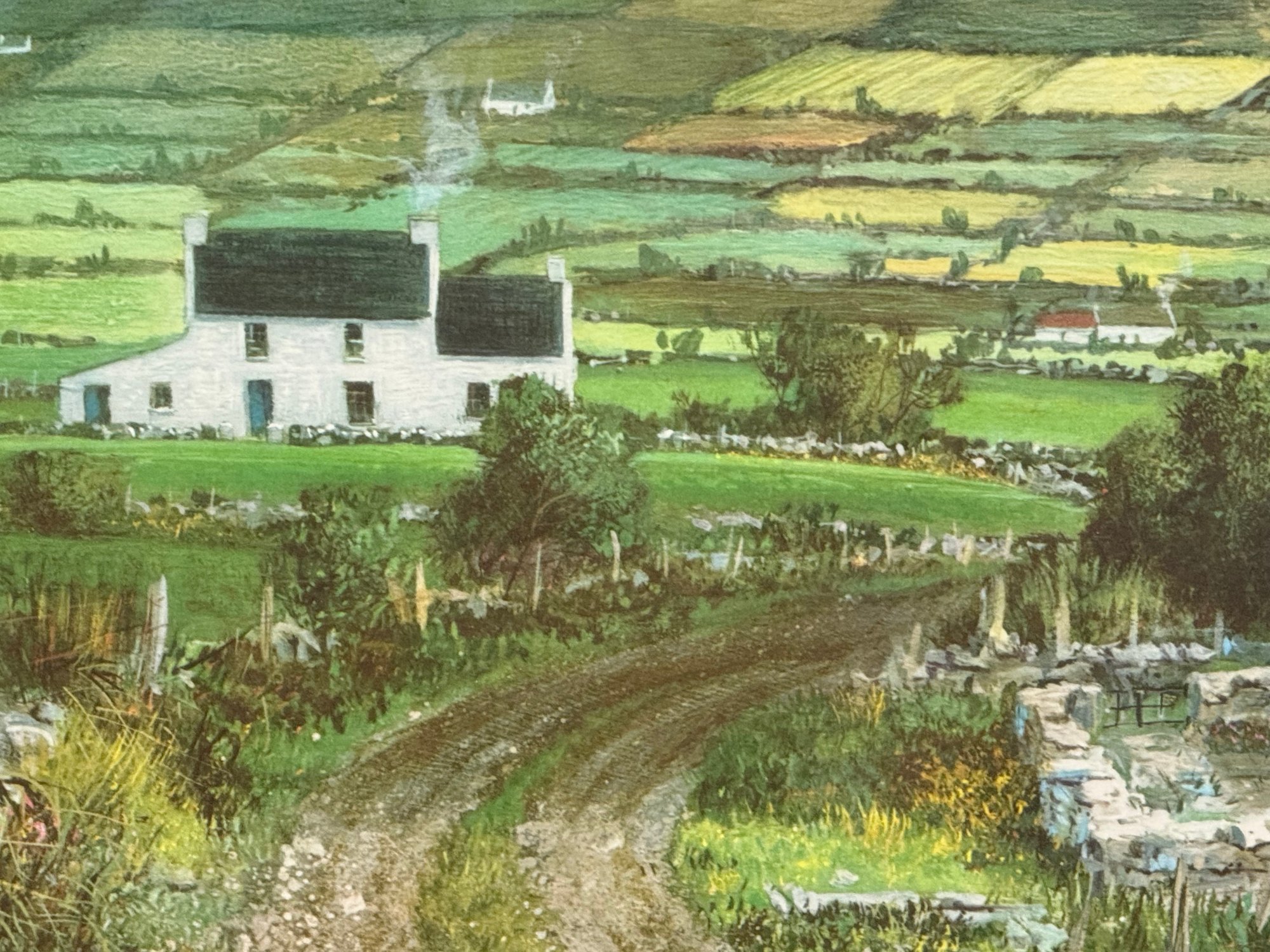 Edmund Sullivan Irish Landscape Pencil Signed Limited Edition Framed ...