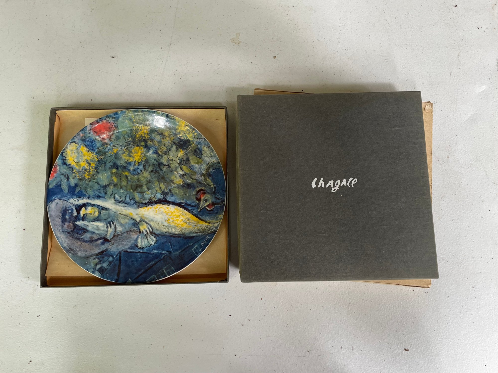 Marc Chagall Plate By Georg Jensen #1970323 | Auctionninja.com