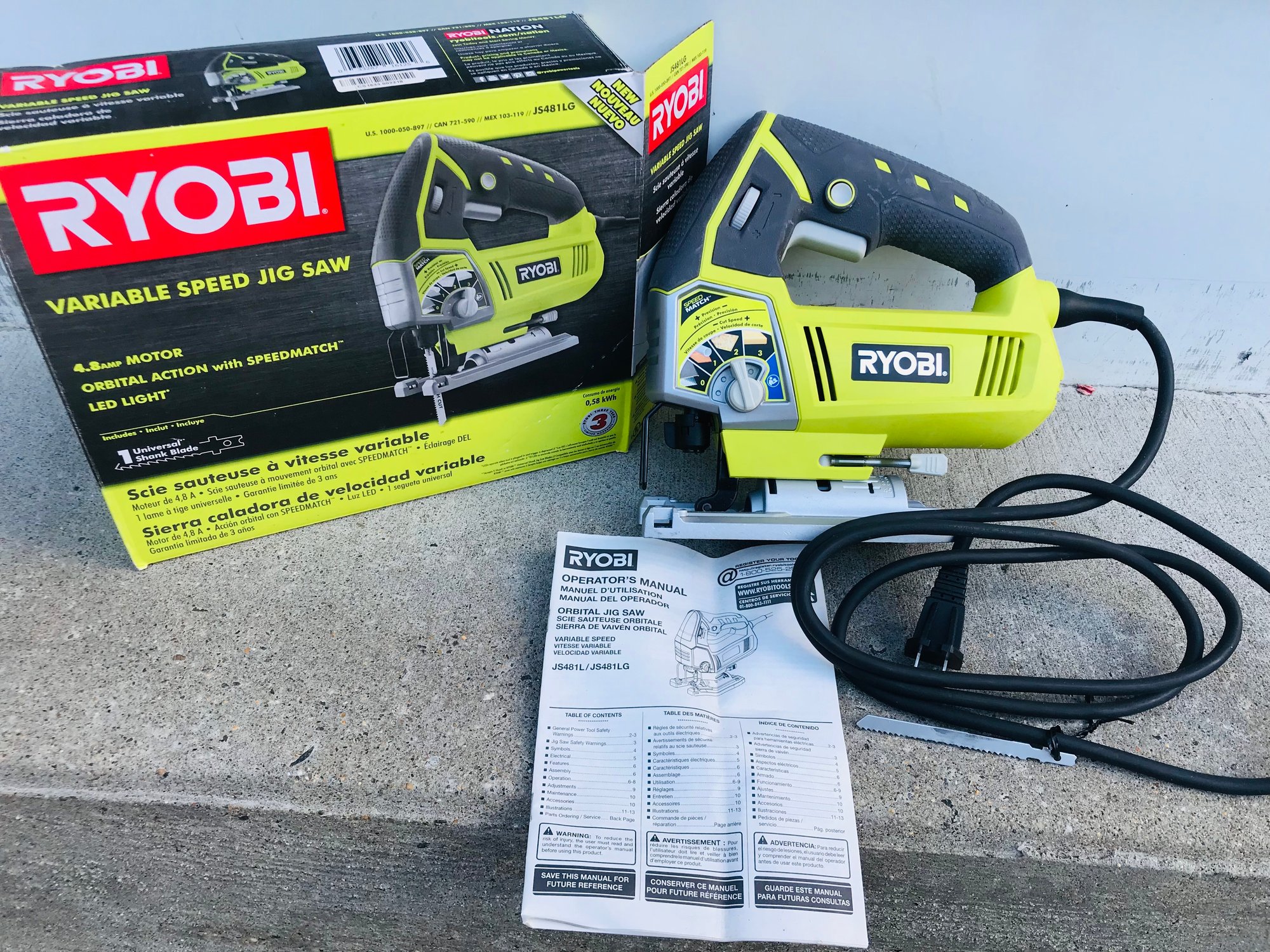 RYOBI Variable Speed Jig Saw #1986787 | Auctionninja.com