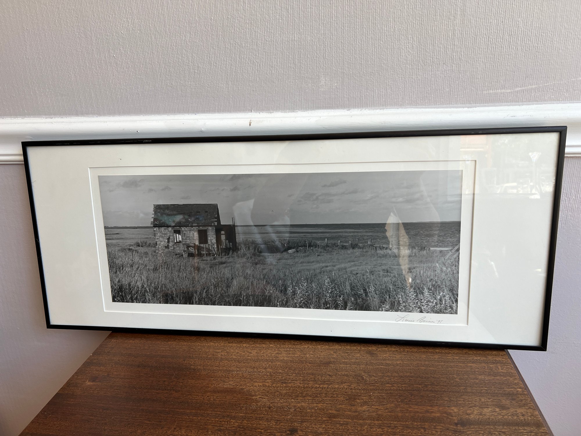 Panoramic Louis Bonin Signed Black & White Landscape Photograph "Old ...