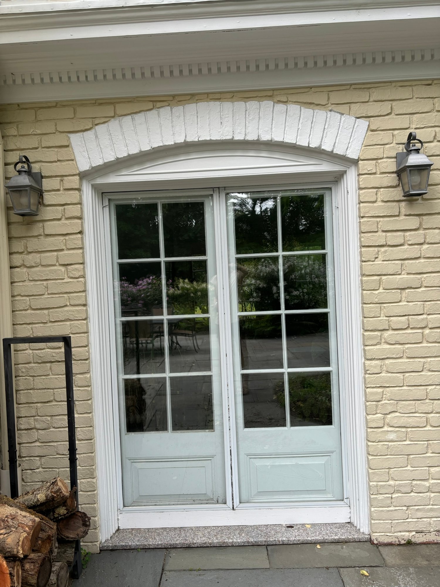 A Set Of 7 Antique French Windows With New Storms - C. 1930's #40797564 ...