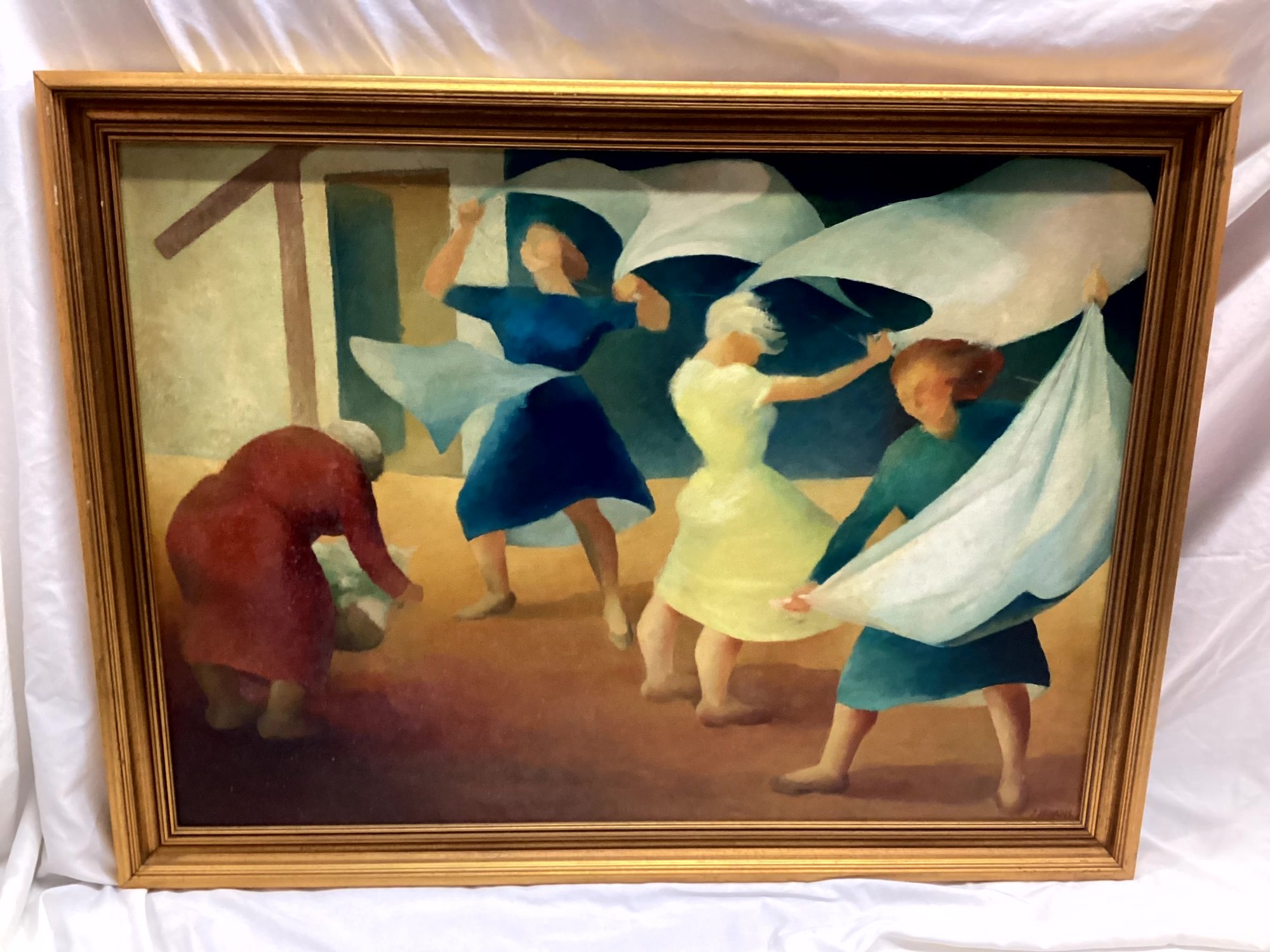 "The Laundresses," Painted Late 50s/early 60s Australia Signed J ...
